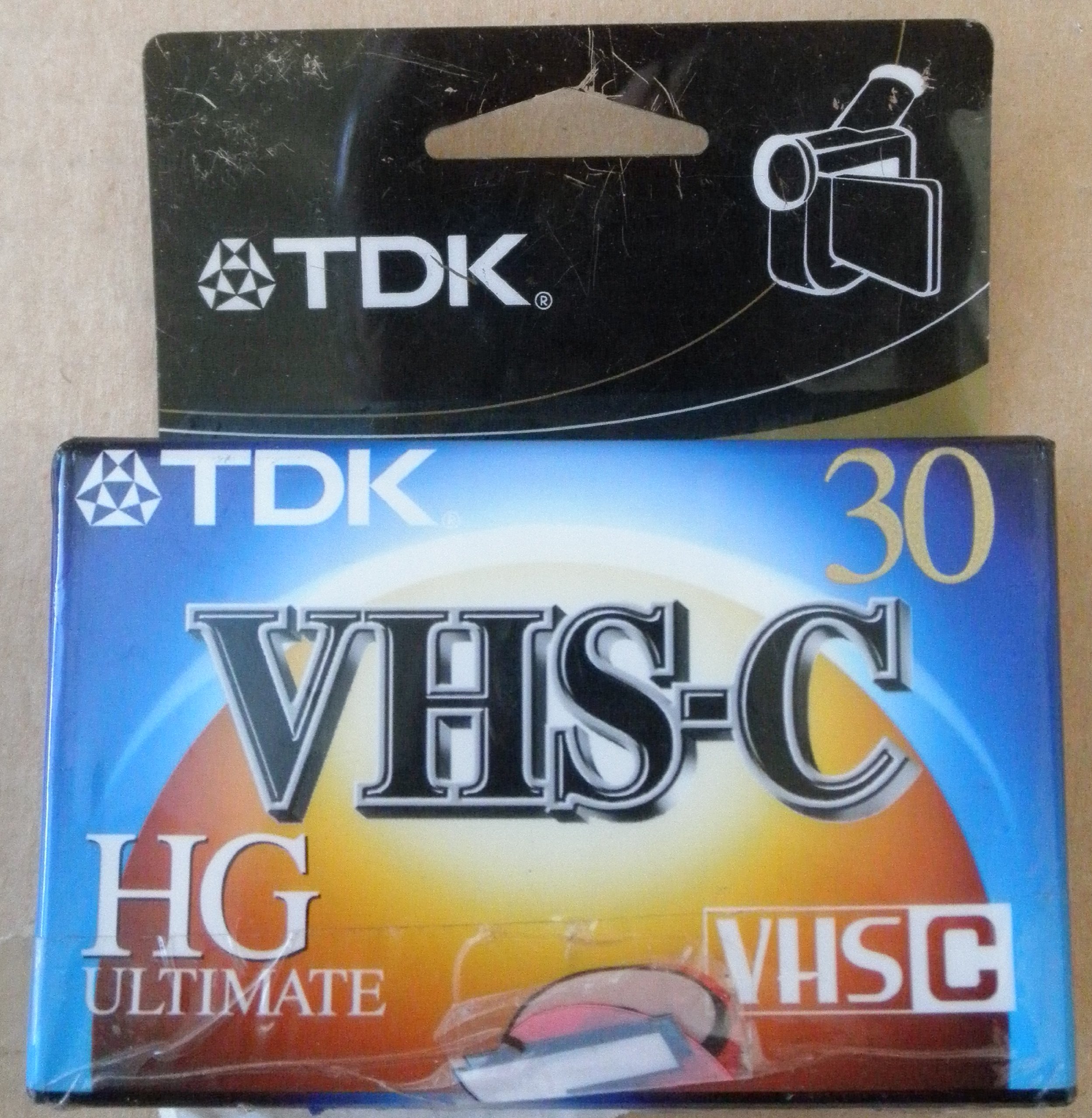 Buy D4960 TDK VHS-C 30 HG Ultimate VHS Video Cassette Tape Online at ...