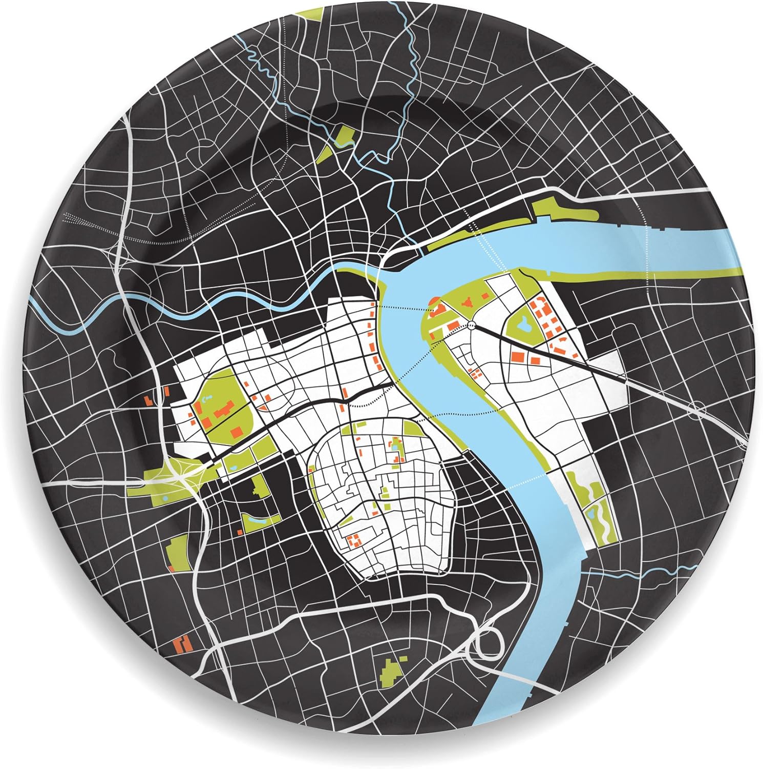 Amazon.com | City Plate (Shanghai): Dinner Plates