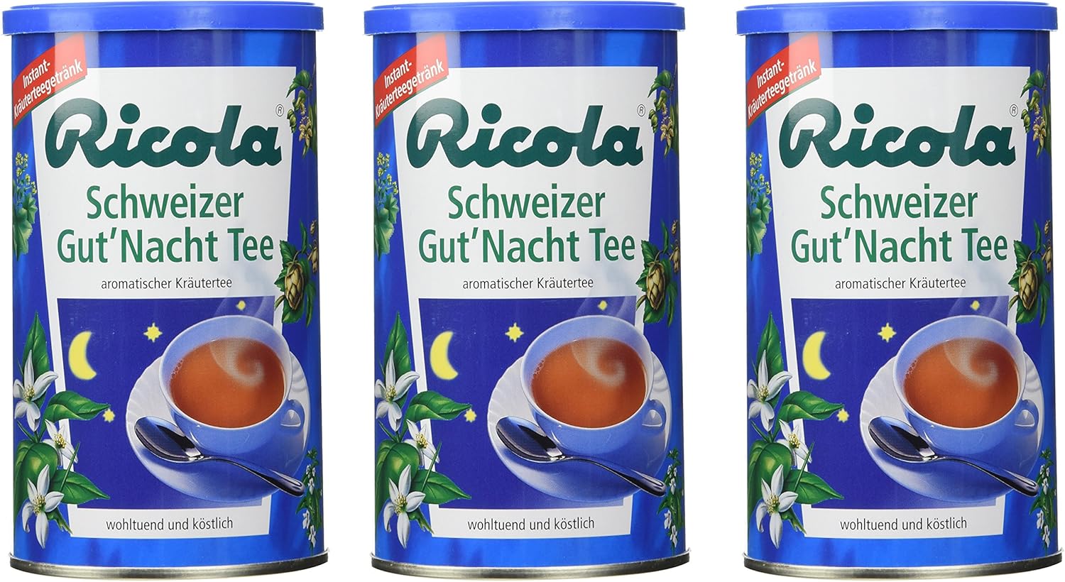 Ricola Schweizer Gut Nacht Tea - Pack of 3 X 200g : Amazon.co.uk: Grocery