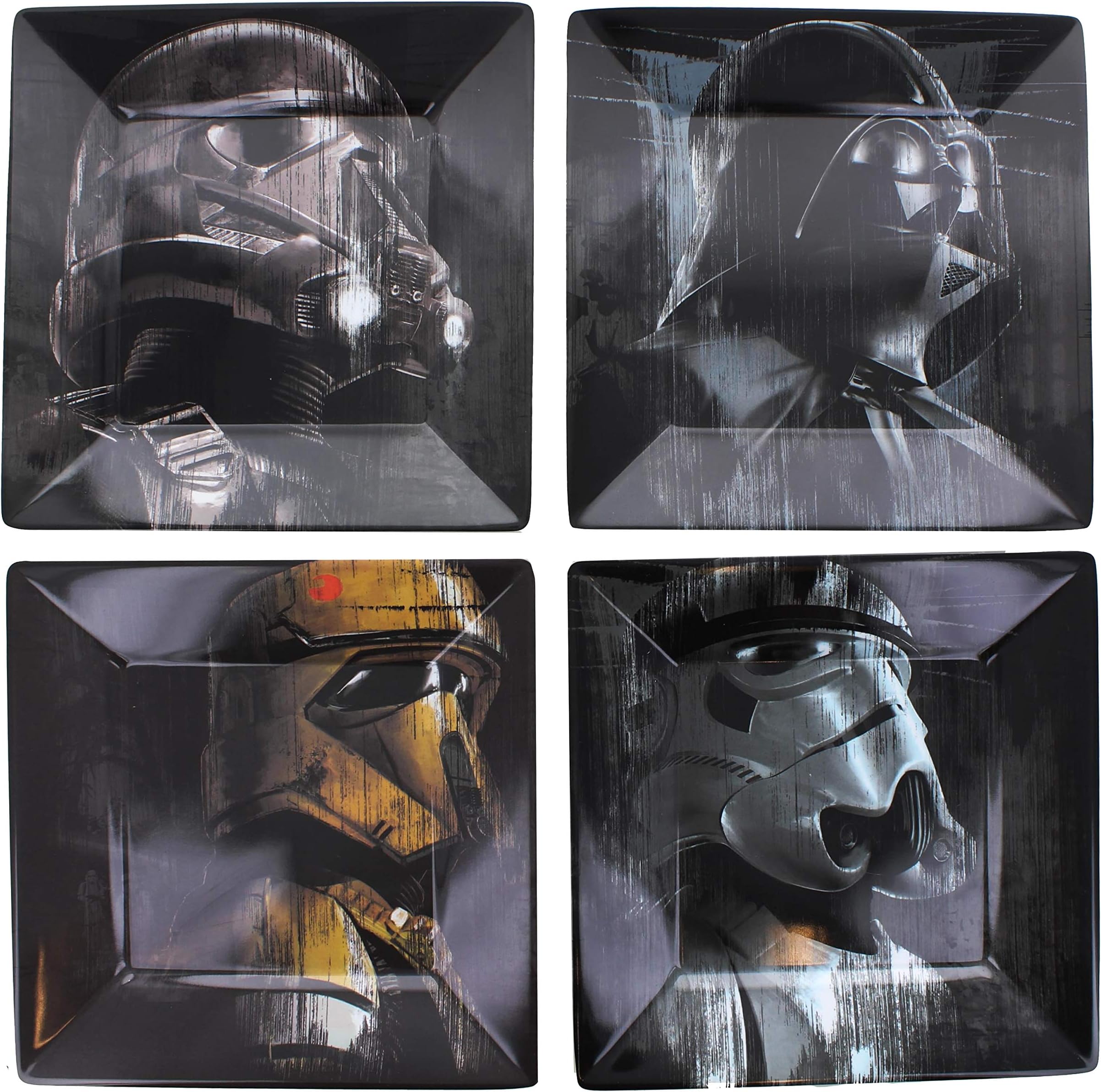 Amazon.com | STAR WARS Empire Villain Dinner Plates, Set of 4 - Darth ...
