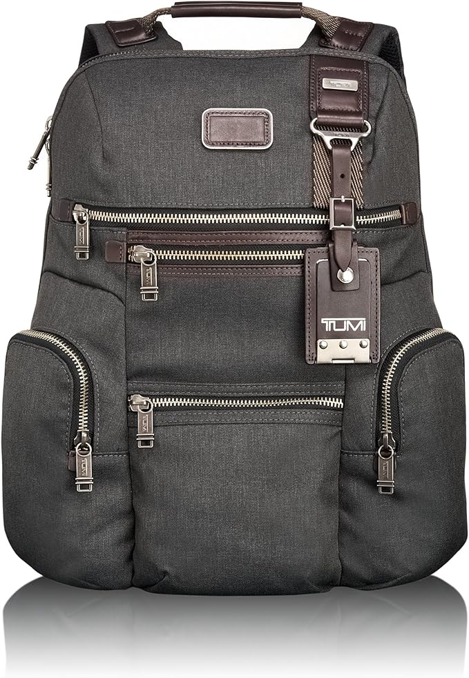 Amazon.com | Tumi Luggage Alpha Bravo Knox Backpack, Anthracite, One ...