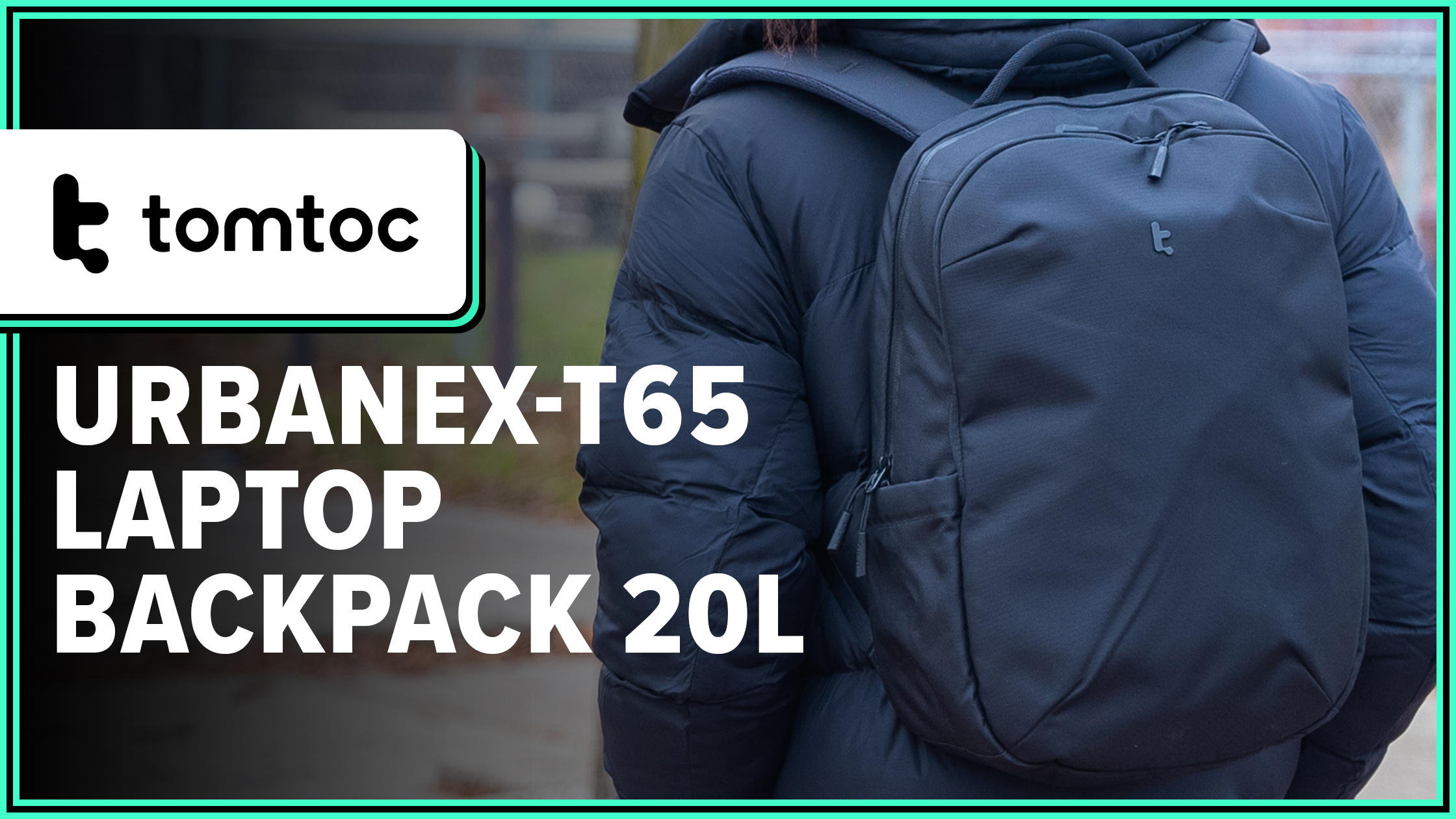 Watch tomtoc UrbanEX-T65 Laptop Backpack 20L Review on Amazon Live
