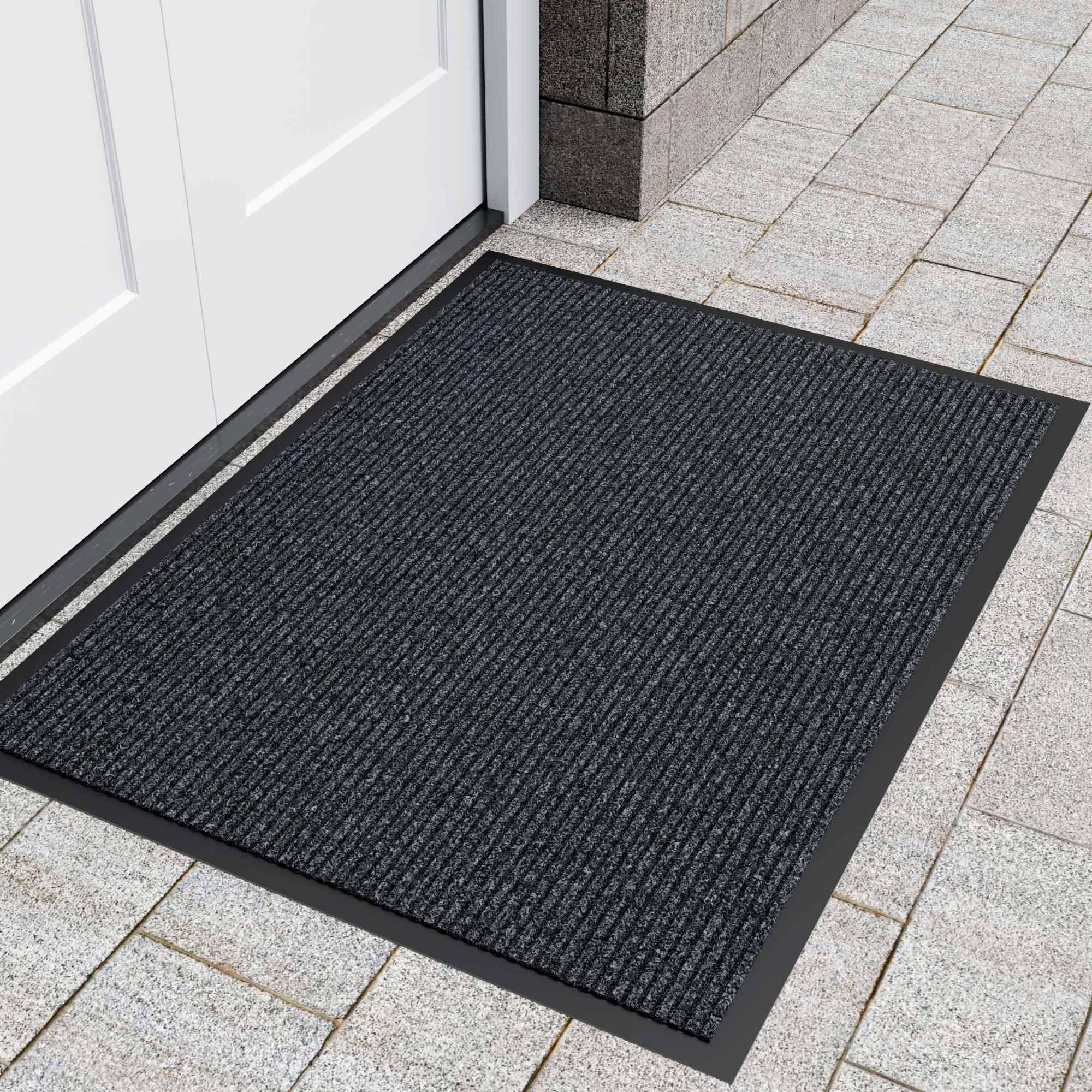 Amazon.com: Saluro Front Door Mat, Heavy Duty Indoor Outdoor Entrance ...