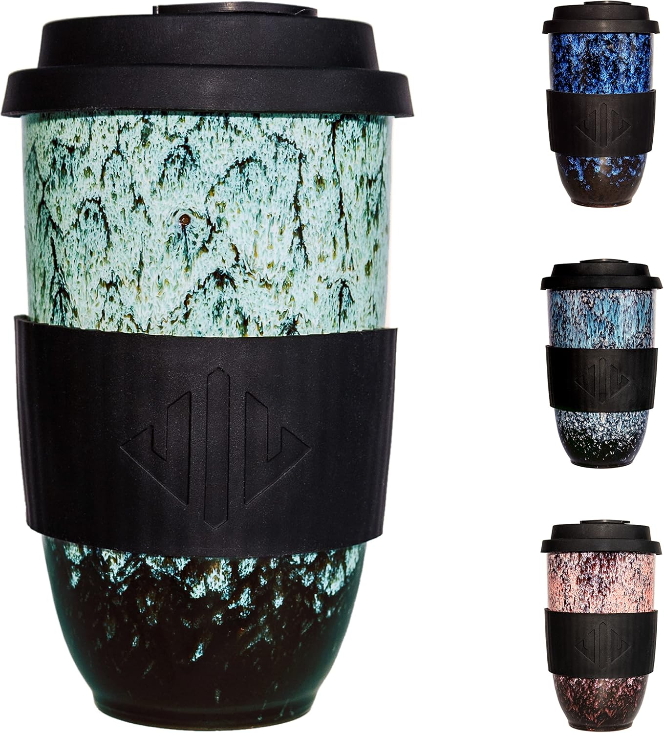 Amazon.com: UNIVERSAL TRAVELLER - 16oz ceramic travel coffee mug. Large ...