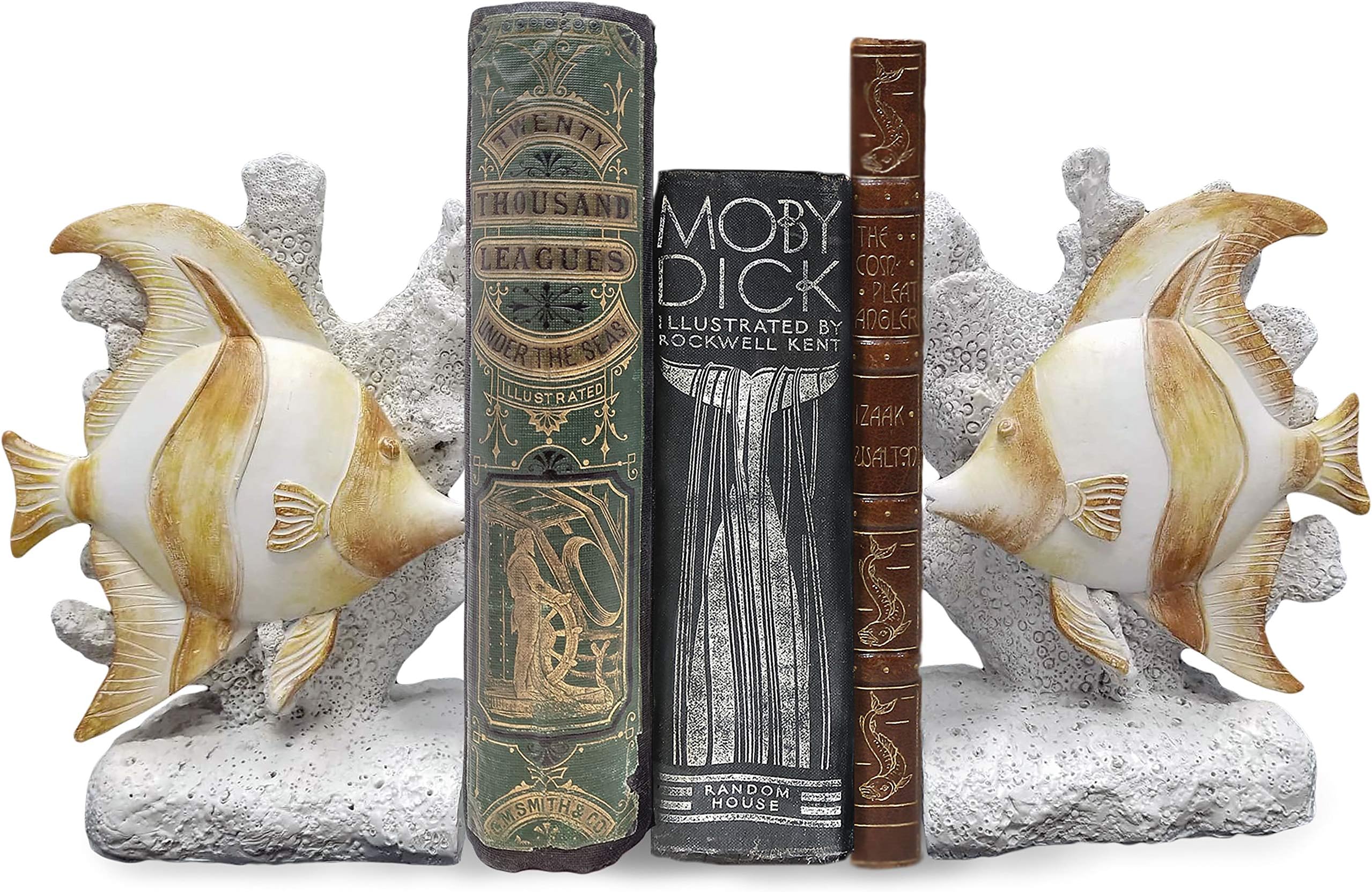 Amazon.com: Creative Co-Op Distressed Stone Resin Mermaid (Set of 2 ...