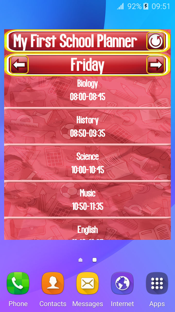 My First School Planner:Amazon.in:Appstore for Android