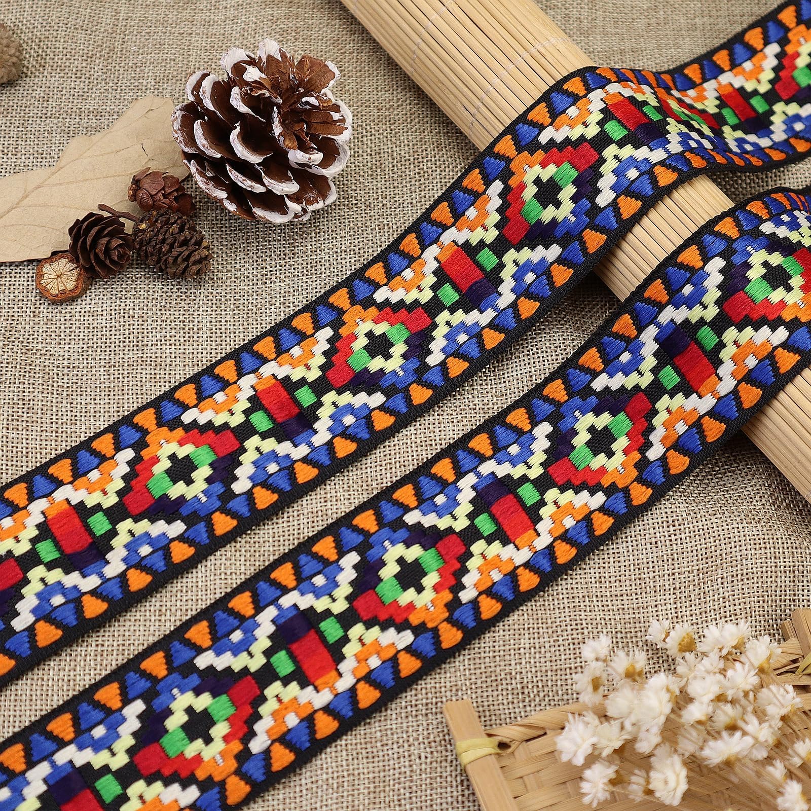 Amazon.com: Offray, Multi Aztec Craft Ribbon, 1 1/2-Inch x 9-Feet