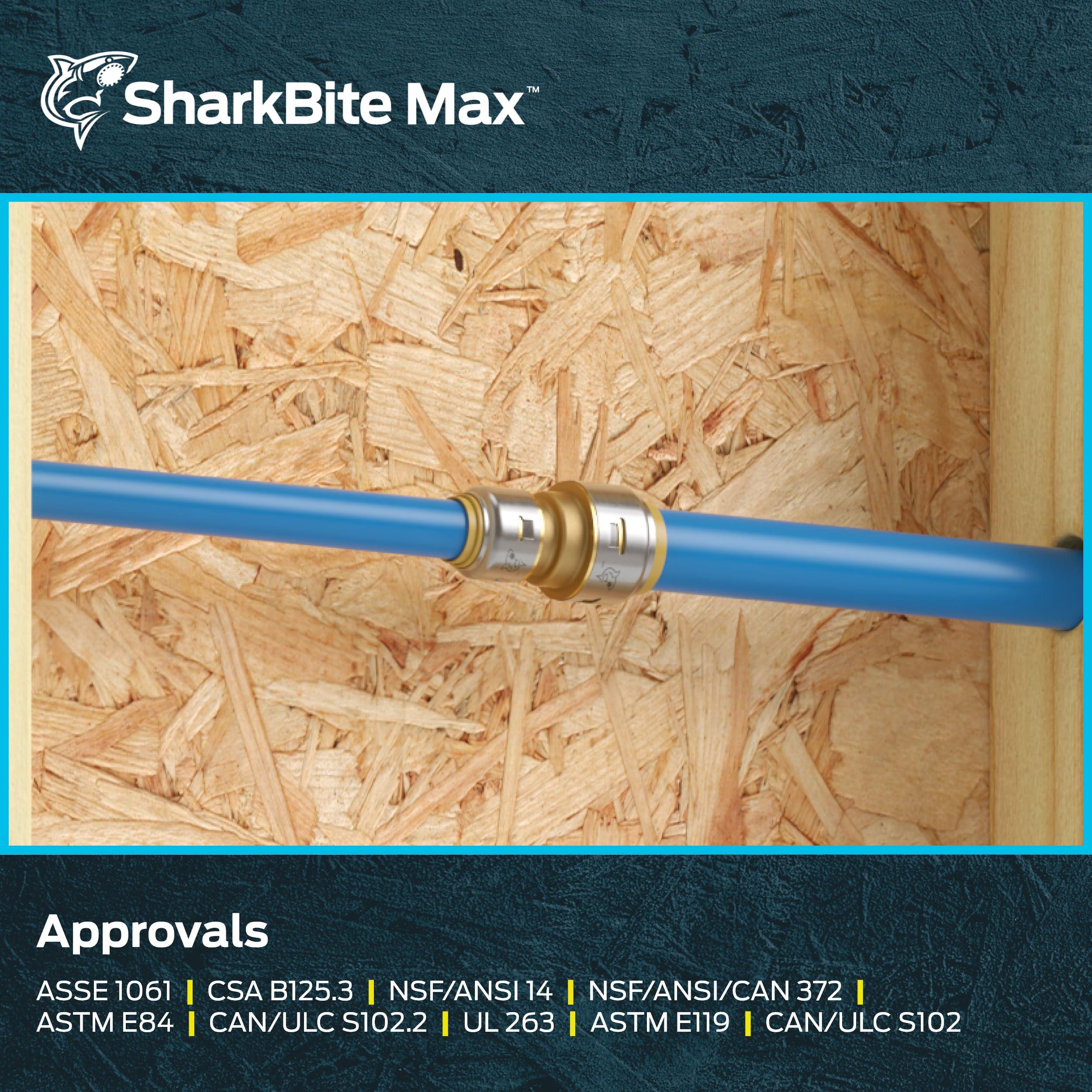Snapklik.com : SharkBite Max 3/4 Inch X 1/2 Inch Reducing Coupling