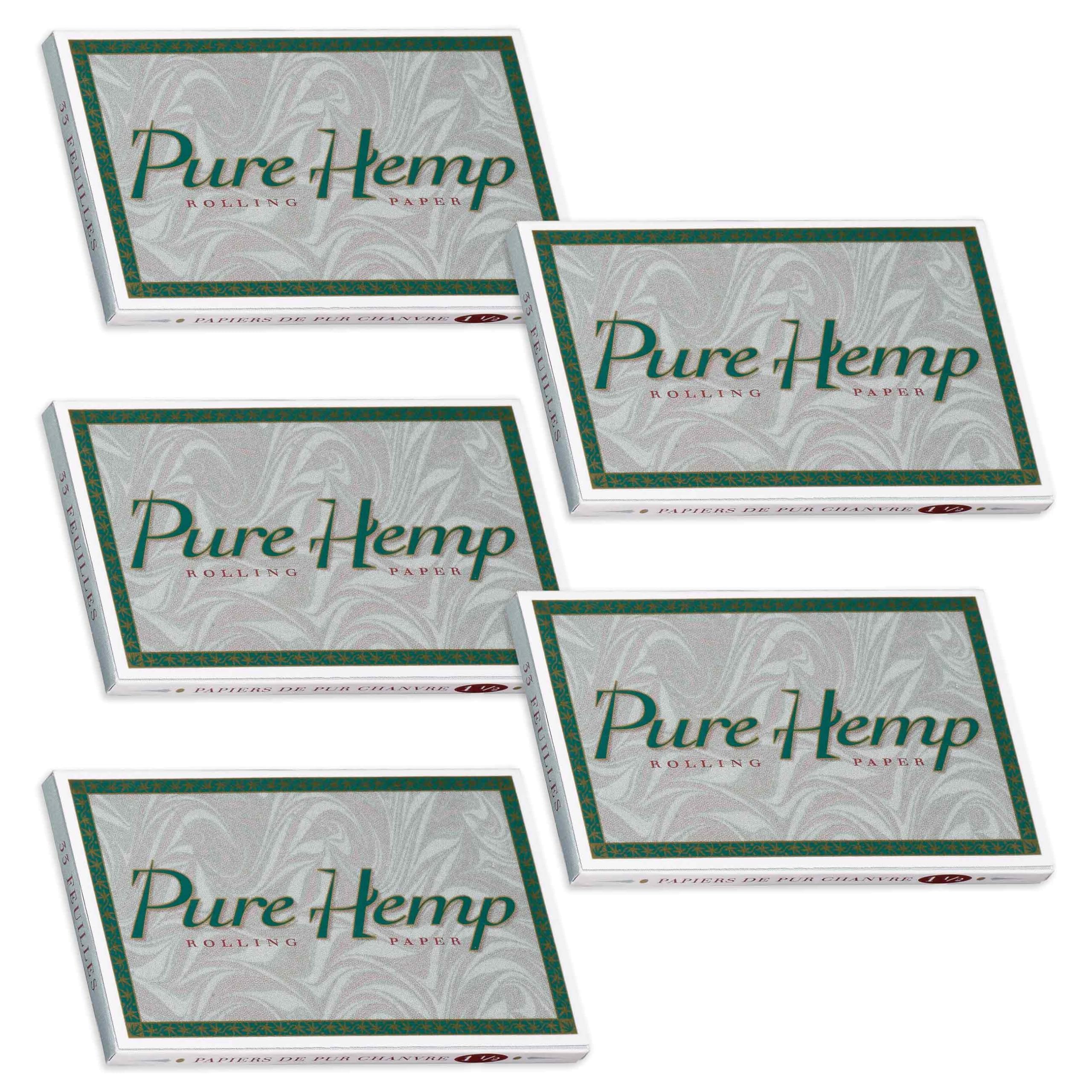Amazon.com: Pure Hemp Rolling Paper - 1 1/2 Size Cigarette Paper - Pack ...