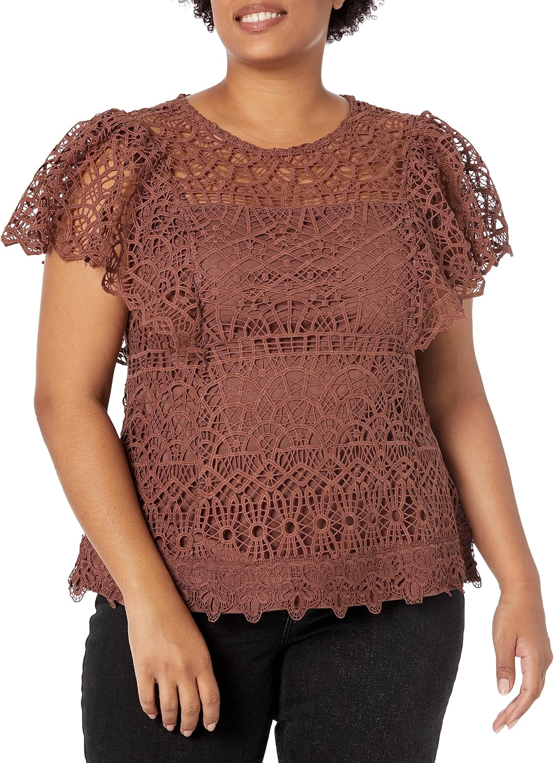 Amazon.com: City Chic Women's Apparel Women's Plus Size Top in Adore ...