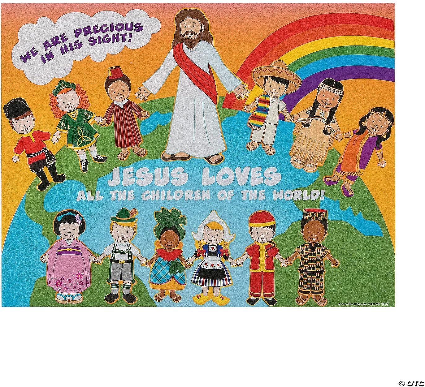 Amazon.com: Jesus and The Children Sticker Scenes - 24 Pc. : Toys & Games