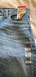 Levi's Men's 505 Regular Fit Jeans, Rinse - Dark Wash, 42W x 29L ...