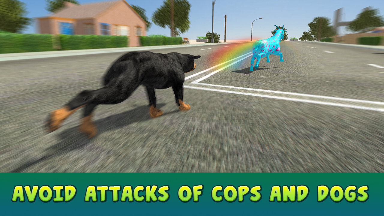 Insane Angora Goat Smashy City Adventures: Bloody Battle Feral Monster ...