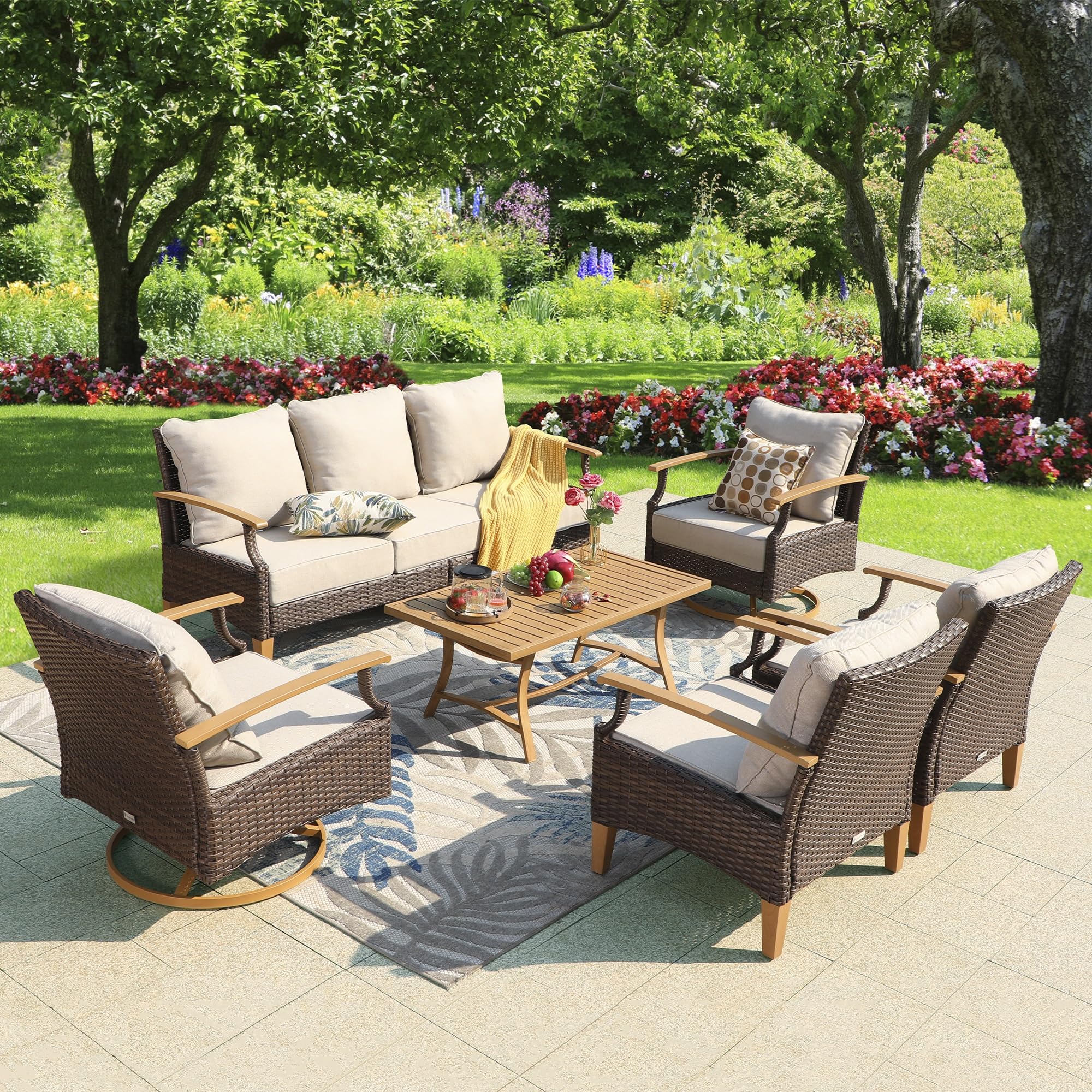 Luxury Wicker Seat For Patio