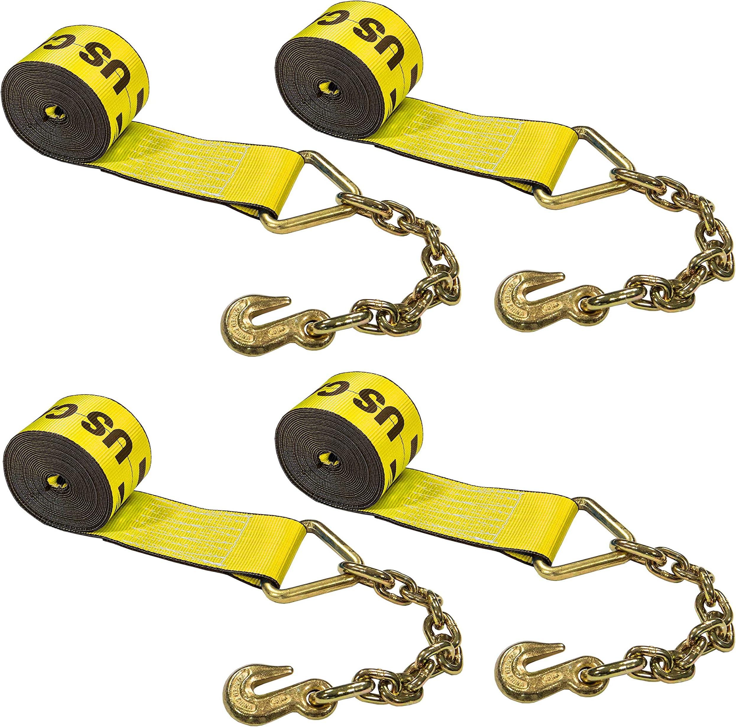 Amazon.com: Ancra 43795-15-30 Winch Strap with Chain End, 4-Inch by 30 ...