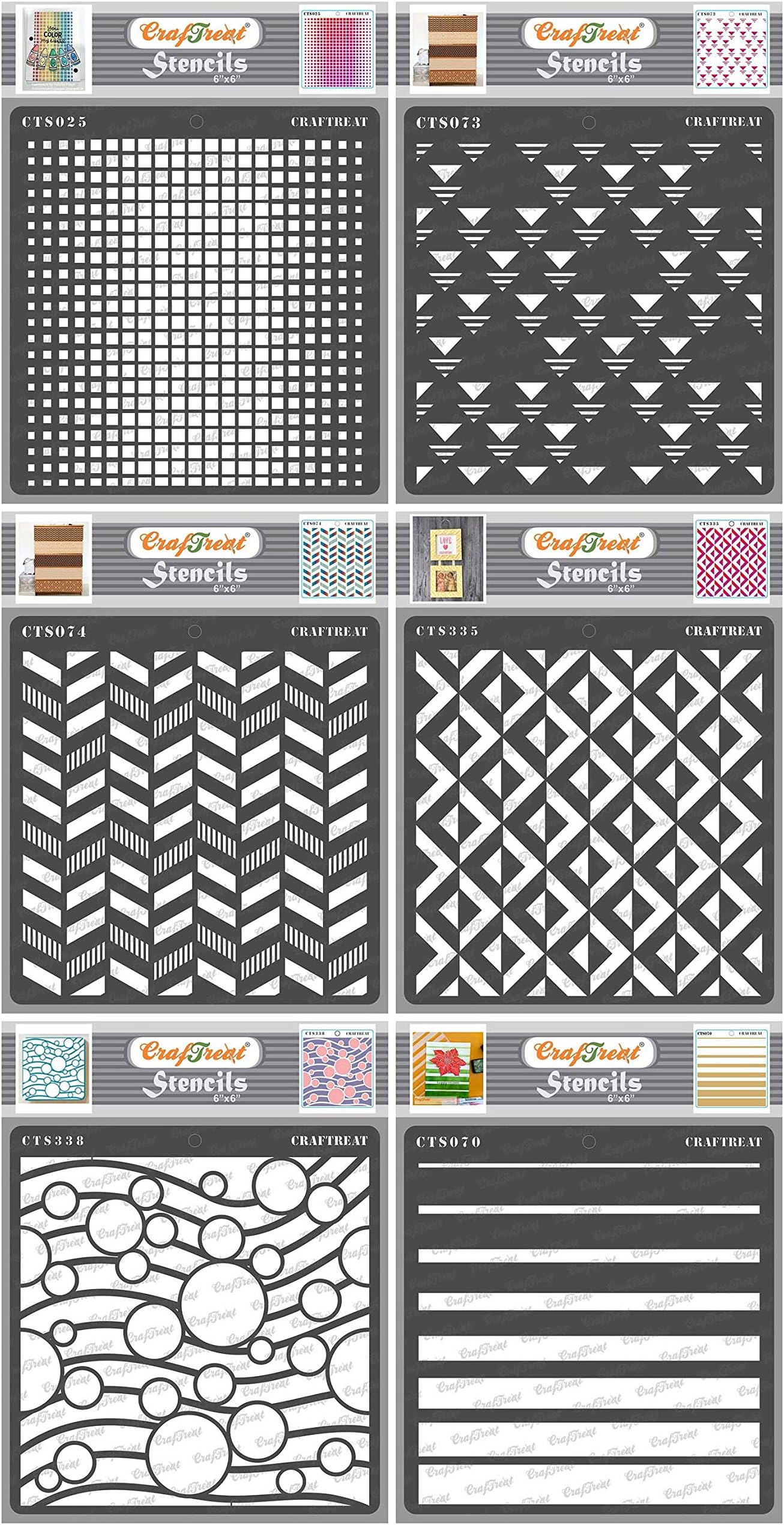 Amazon.com : CIEMODA Tiki Tribe Stencils, 8 Pcs Totems Face Stencil ...