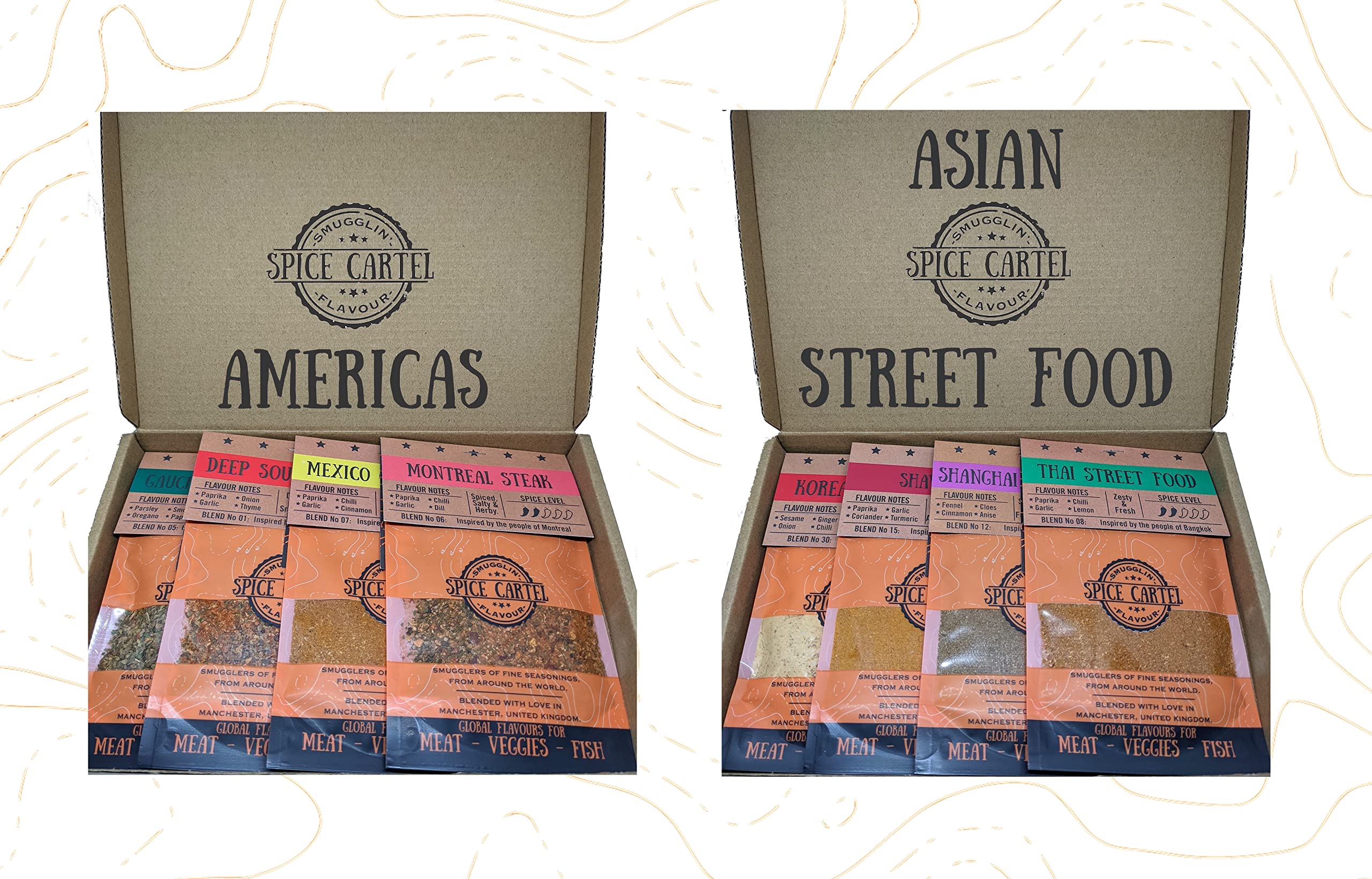 Amazon.com : Spice Cartel's Double Gift Box Bundle : Grocery & Gourmet Food