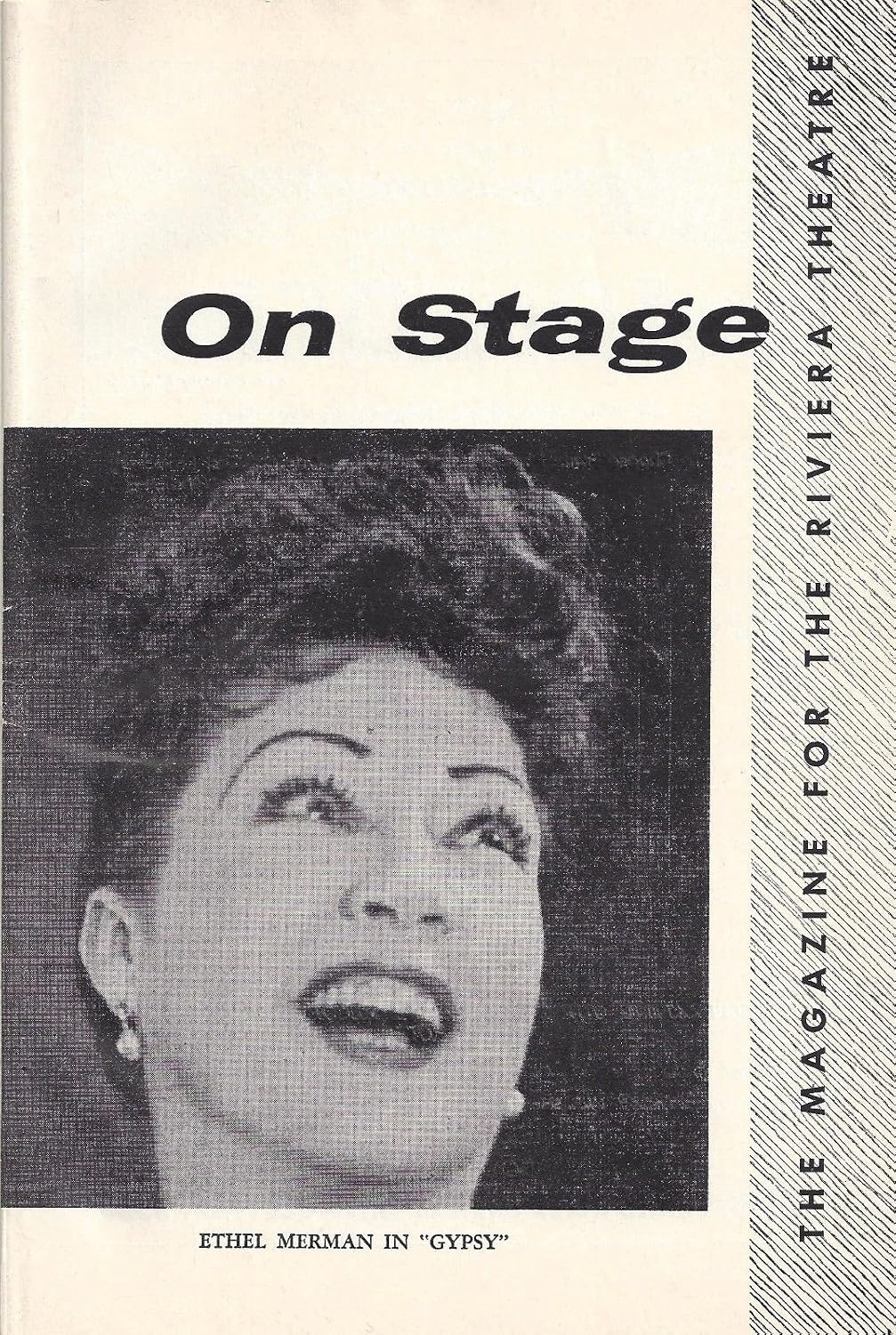Ethel Merman "GYPSY" Jule Styne / Stephen Sondheim 1961 Detroit ...