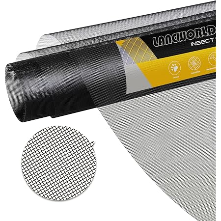 Amazon.com: LANDWORLD 36''X100''DIY Custom Window Screen Mesh ...