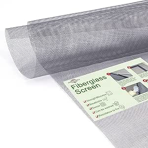 Window Screen Mesh, Loboo Idea Fiberglass Screen Replacement Mesh ...