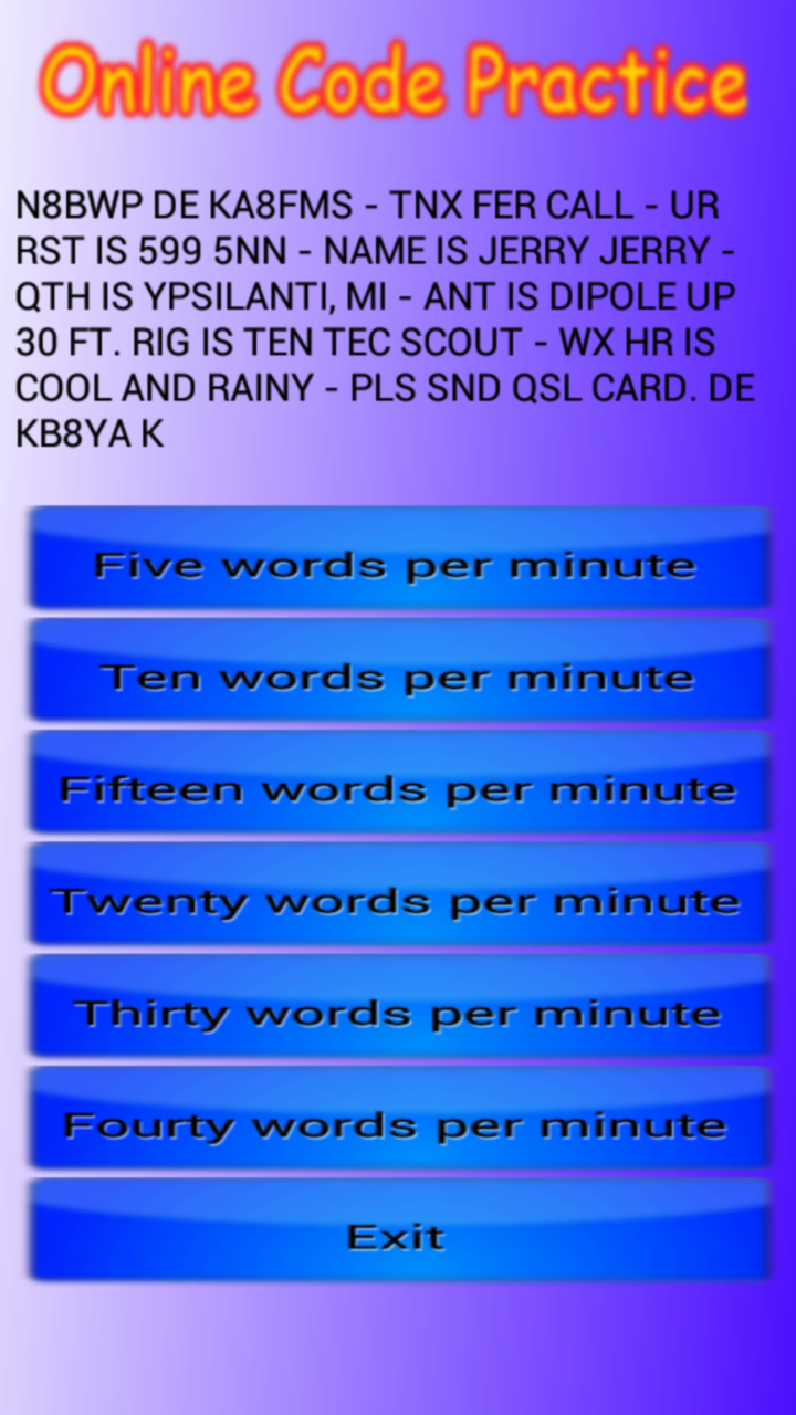 Morse Code Trainer - App on Amazon Appstore