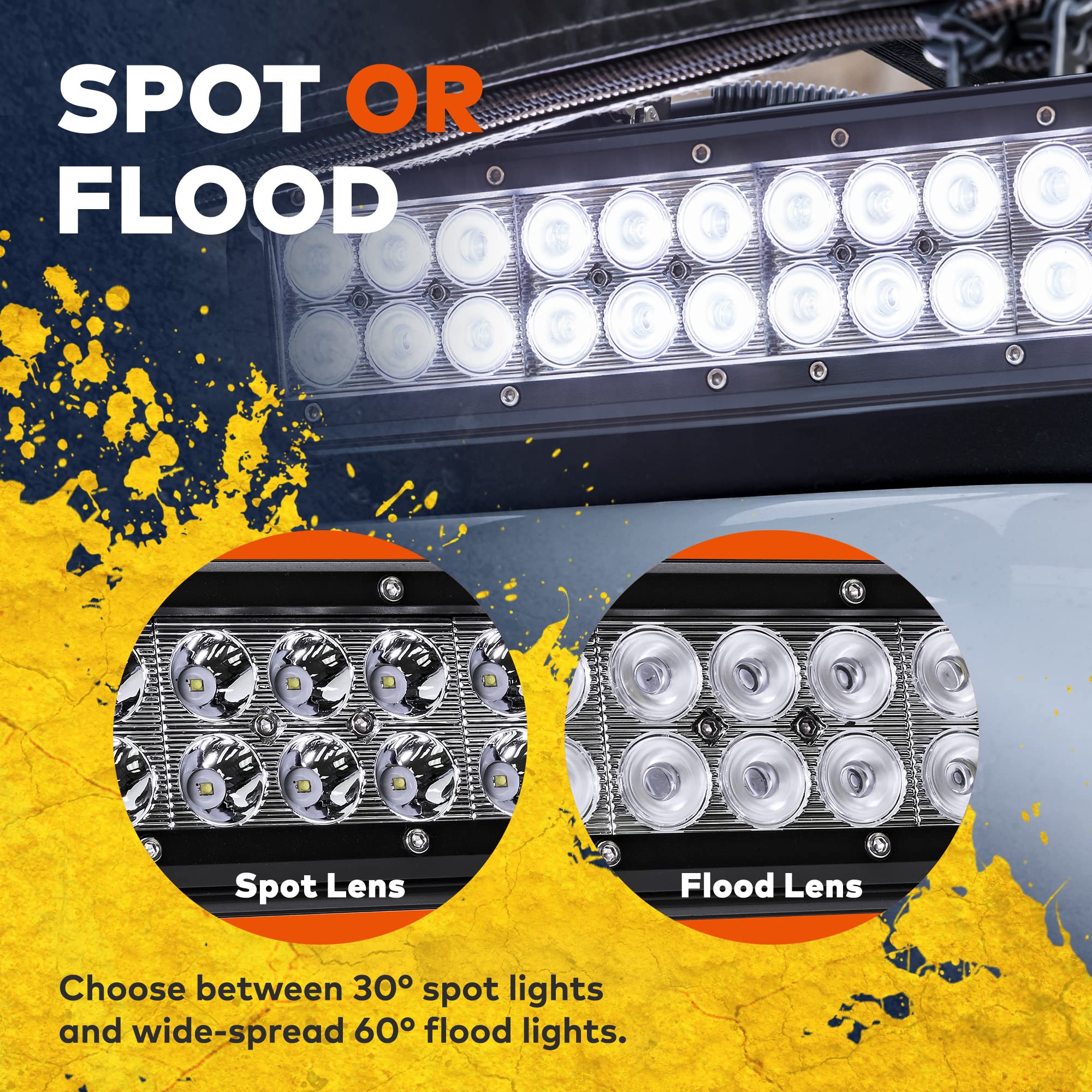 Snapklik.com : LAMPHUS CRUIZER 12" 72W LED Flood Light 60 Degree Spread ...