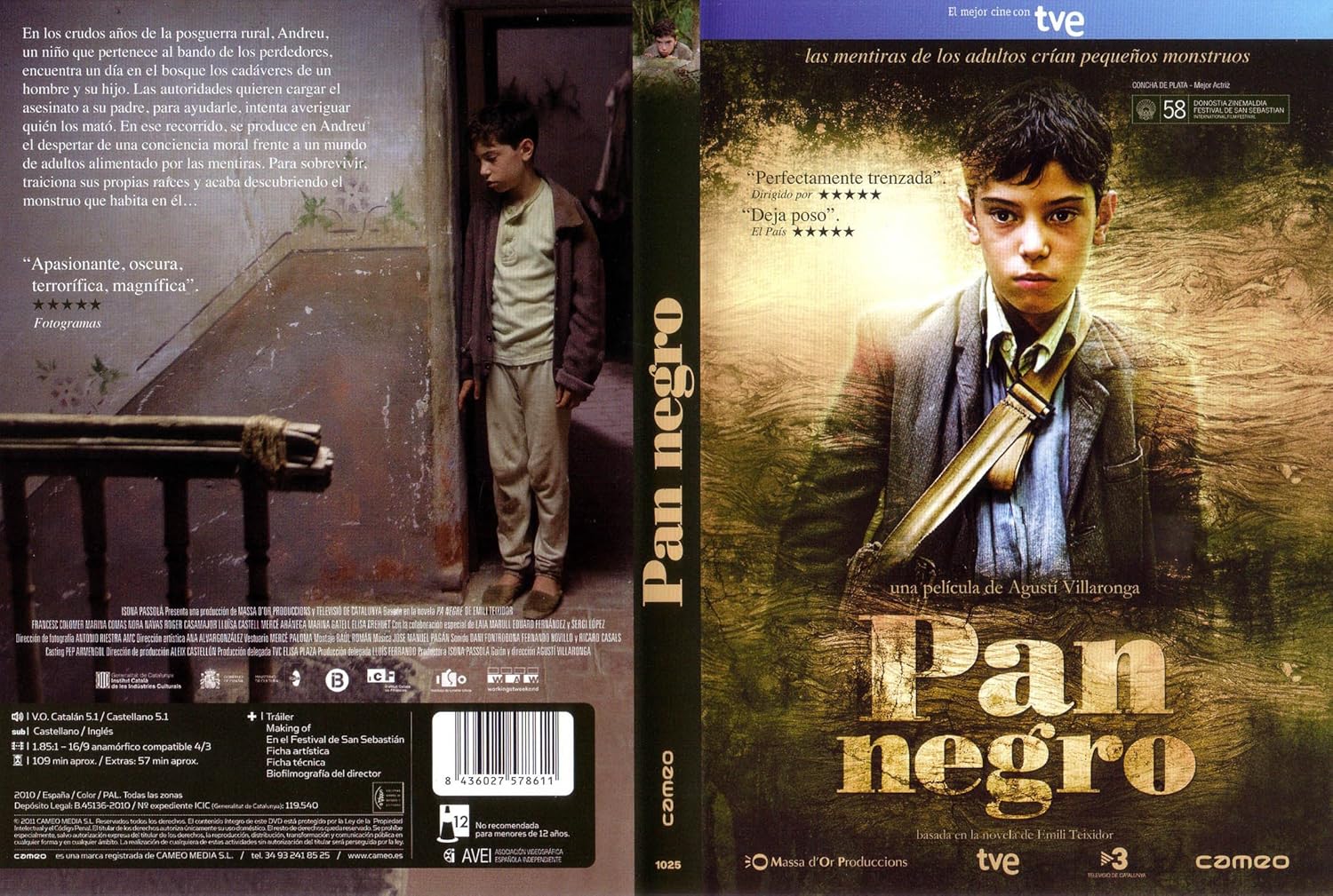 Amazon.com: Black Bread ( Pan negro ) ( Pa negre ) [ NON-USA FORMAT ...