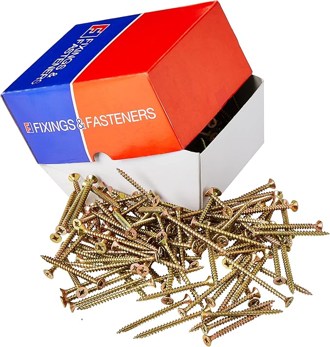 Forgefix MPS450Y Multi-Purpose Pozi Screw - Zinc Yellow Passivated ...