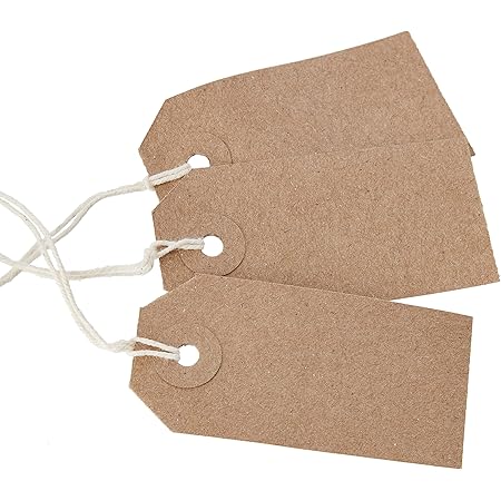 Strung Tag 70x35mm Buff (Pack of 1000) KF01596 : Amazon.co.uk ...