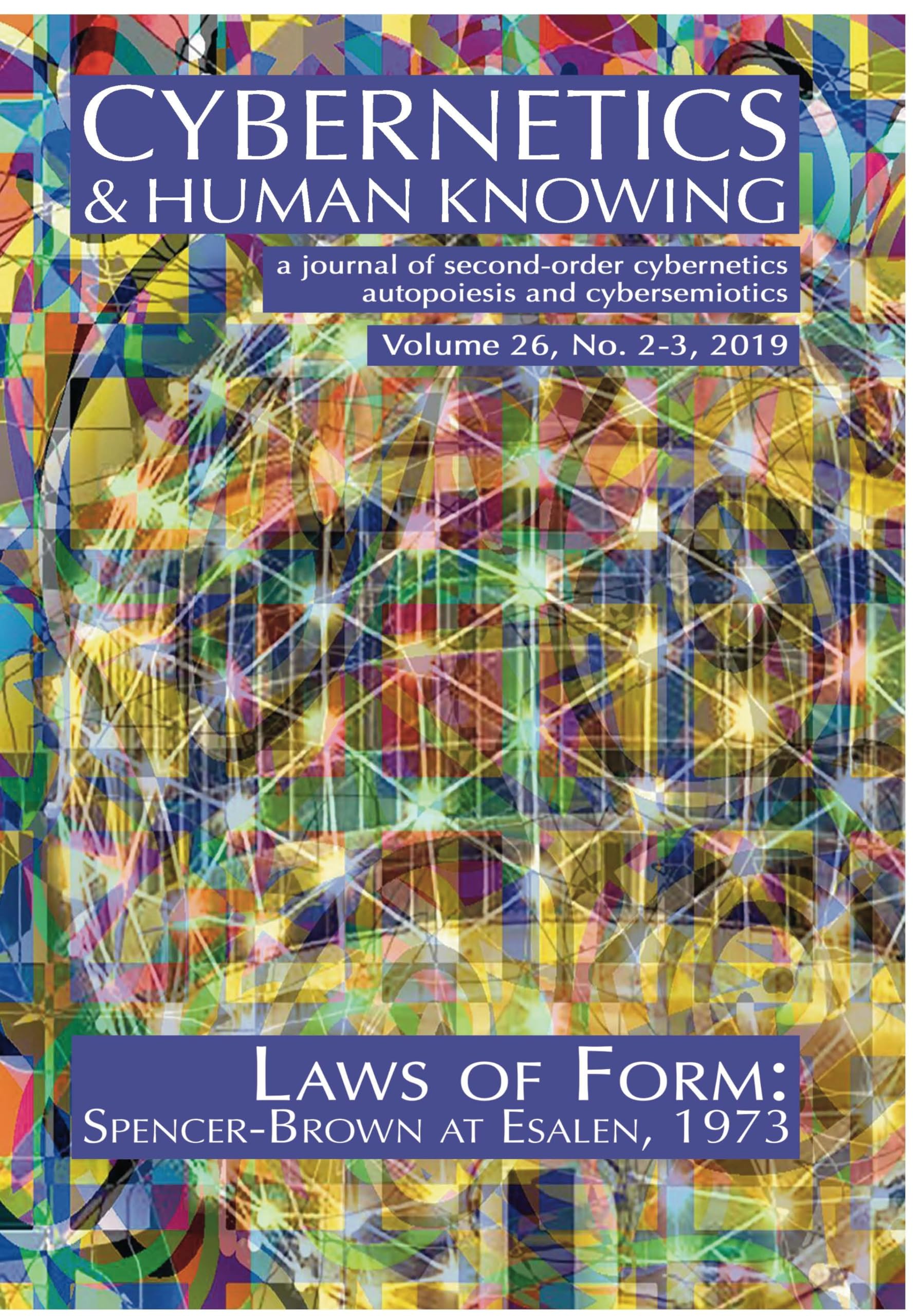 Buy Laws of Form: Spencer-Brown at Esalen, 1973 (Cybernetics & Human ...