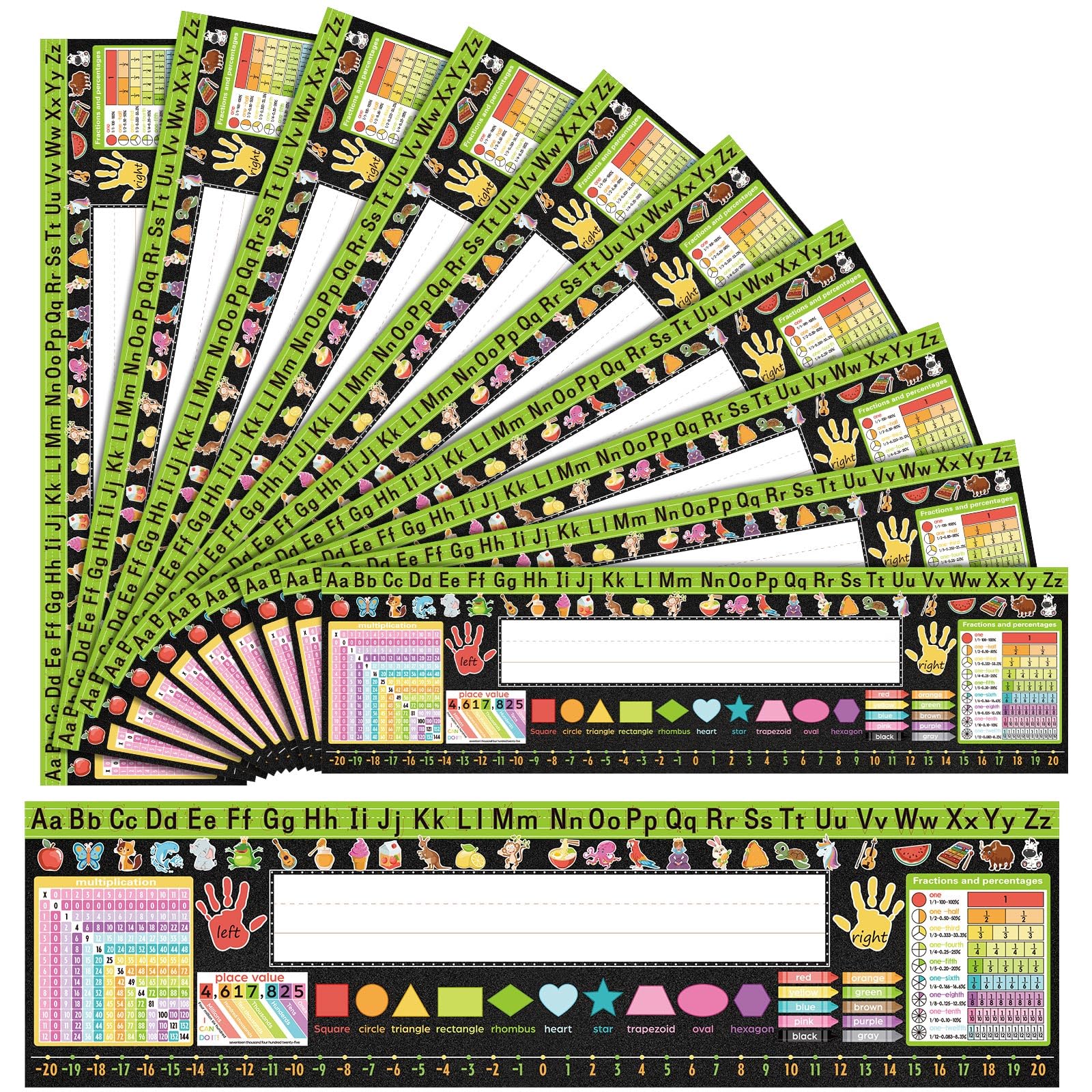 Snapklik.com : Tenceur 36 Pcs Desk Name Plates For Classroom Student ...