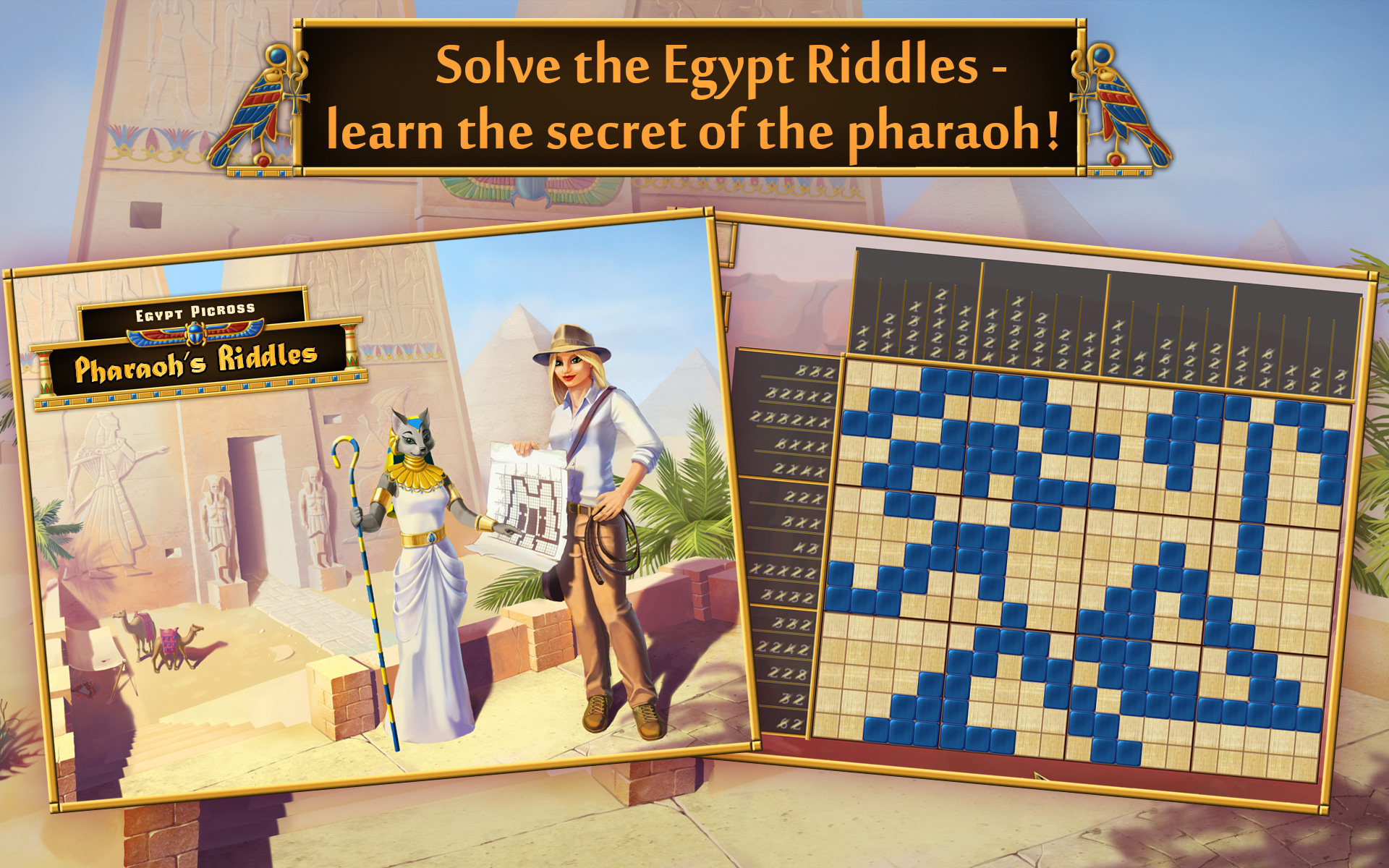 Egypt Picross. Pharaoh's Riddles. Griddlers Game - Application sur ...