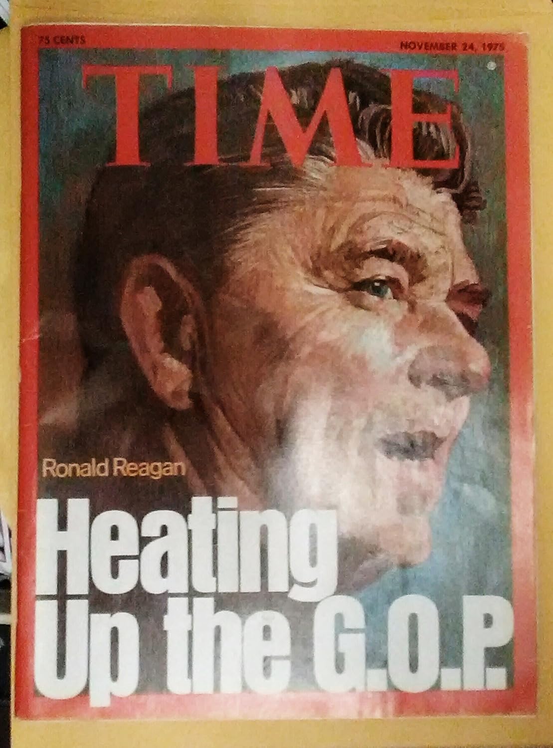 Time Magazine November 24 1975 Ronald Reagan Heating Up the GOP: Time ...