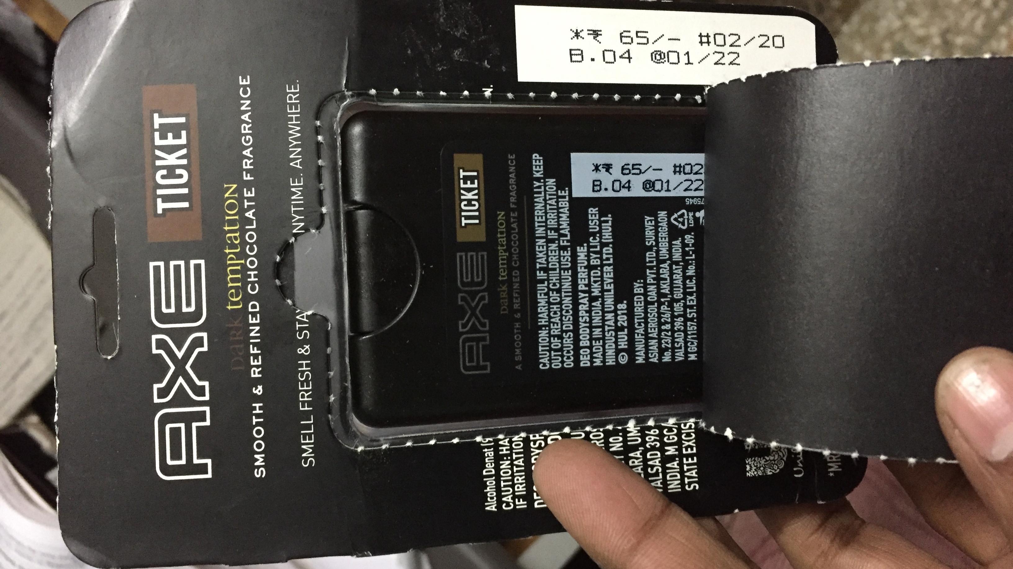 Buy AXE Signature Ticket, Dark Temptation Deodorant Spray Body Perfume ...