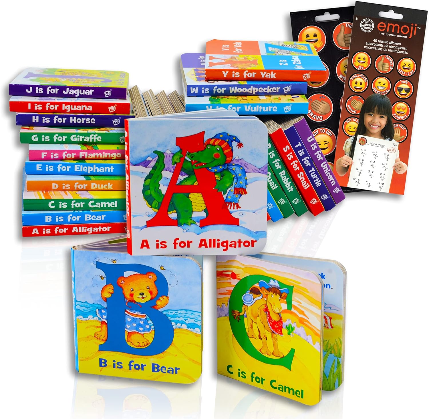 Amazon.com: Animal ABC Board Books Set Toddlers Babies - Pack of 24 My ...