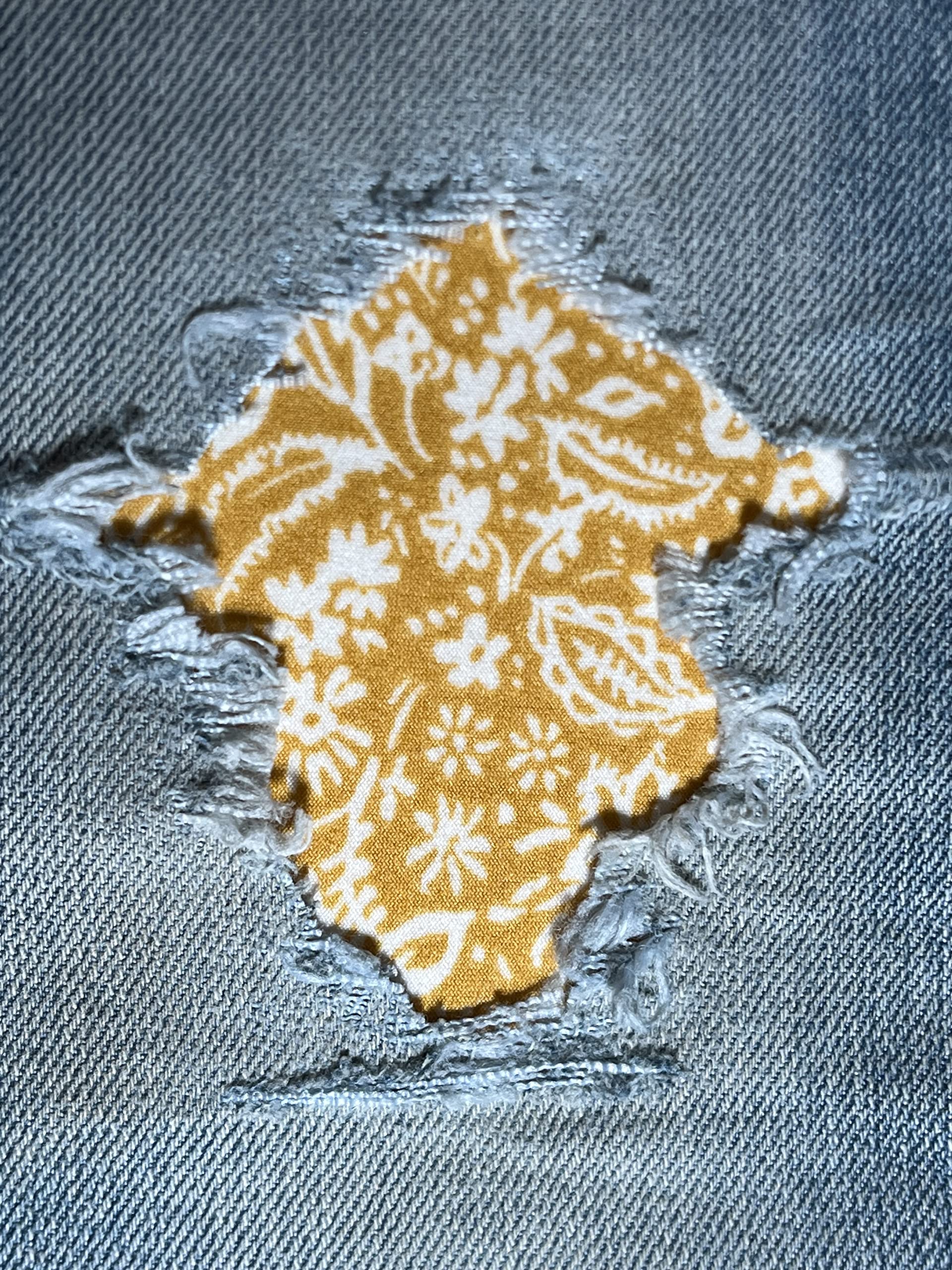 Amazon.com: Antique Floral Stretch Jean Patches Super Strong Iron On ...