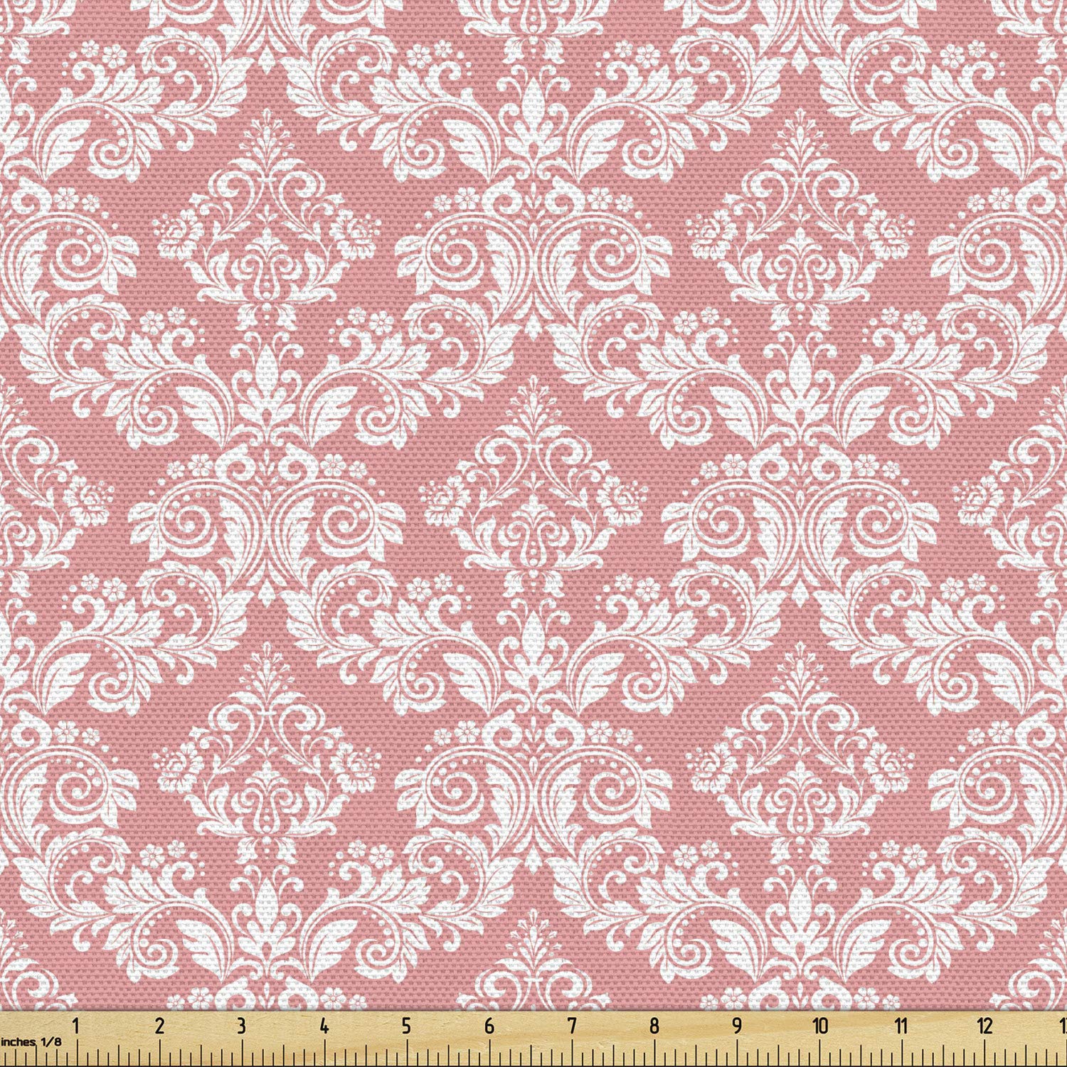 Pink Damask Pattern