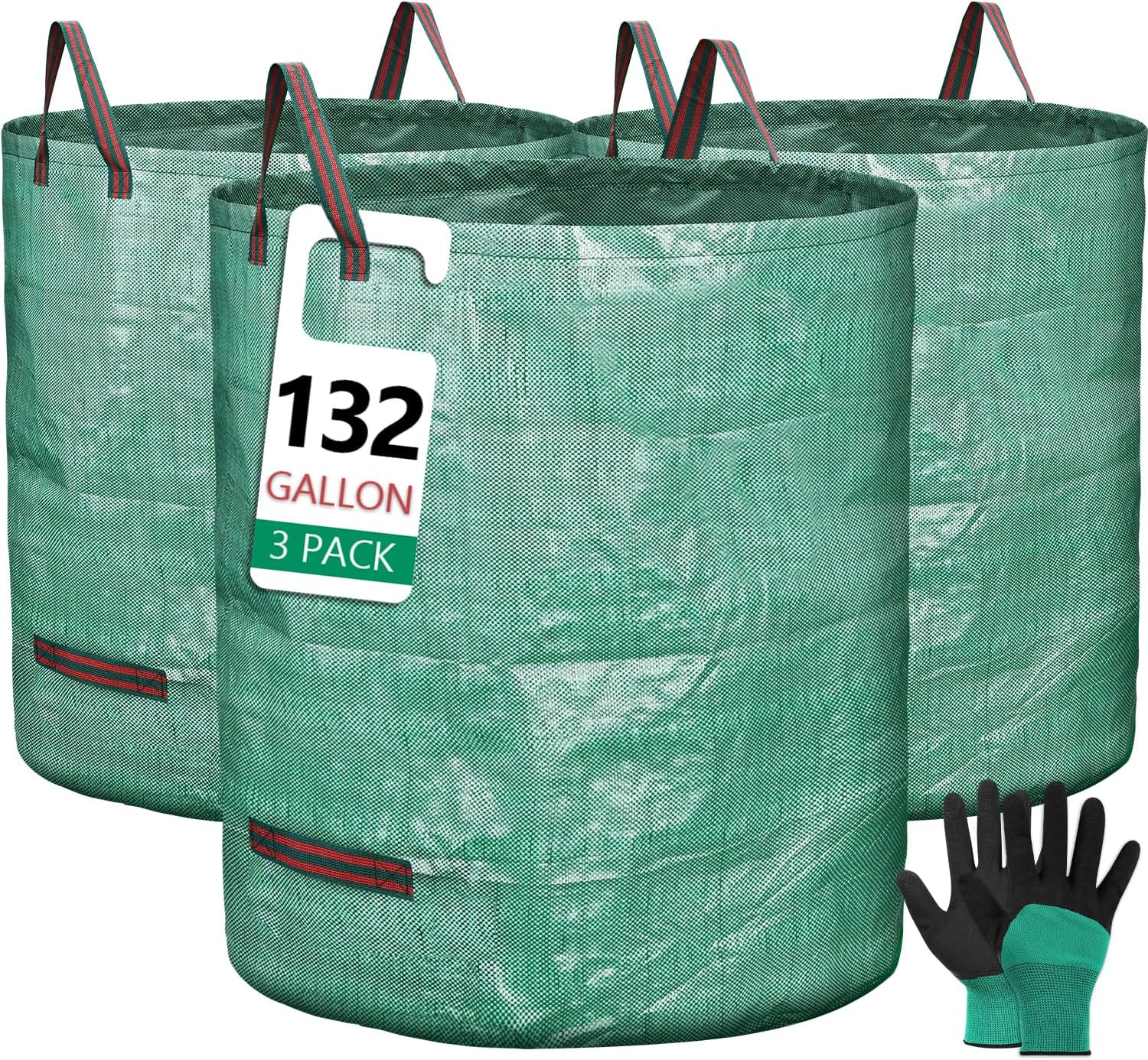Amazon.com : Professional 2-Pack 72 Gallon Big Lawn Yard Garden Bags ...