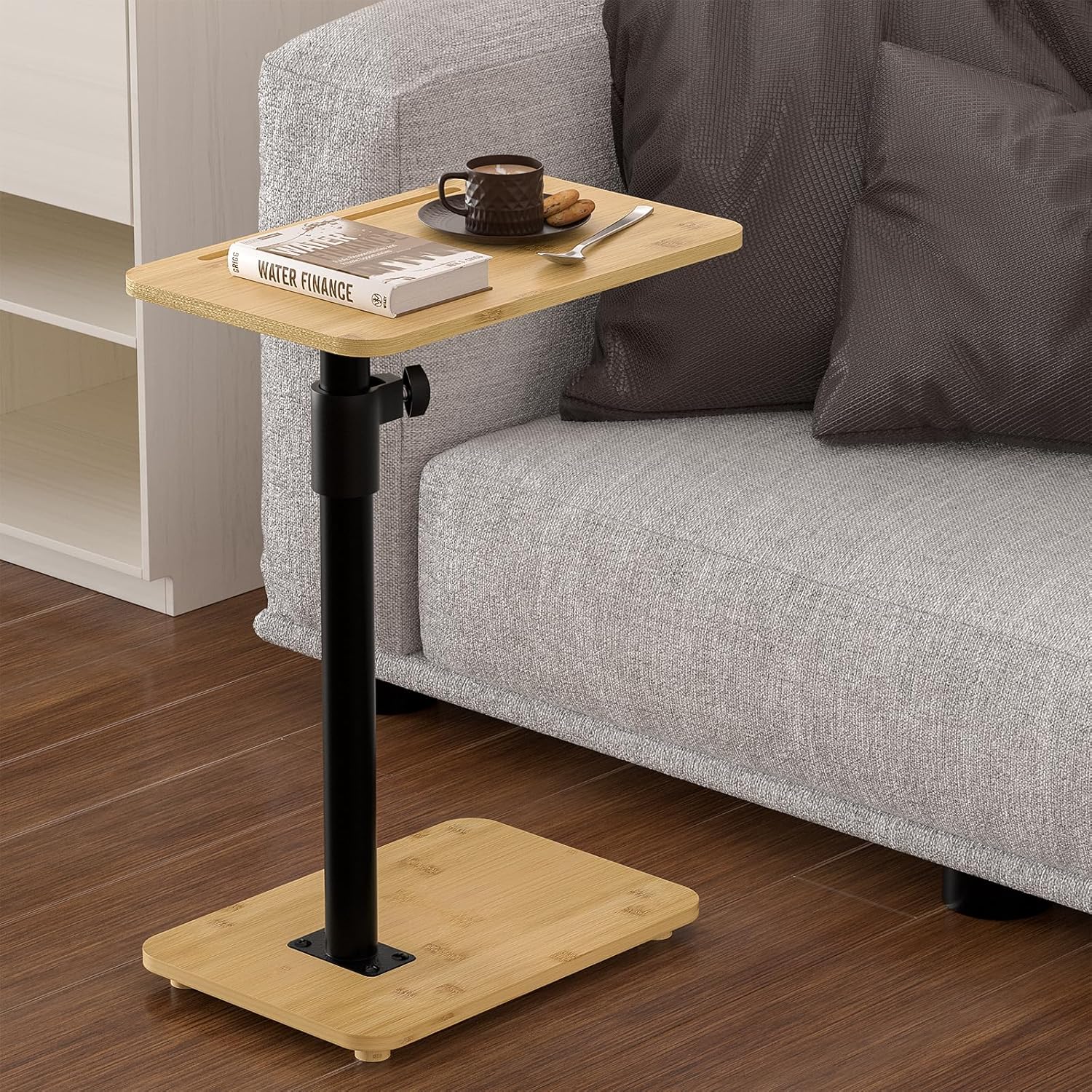 Amazon.com: Novamer Sofa Armrest Tray Table - 360° Swivel TV Trays ...