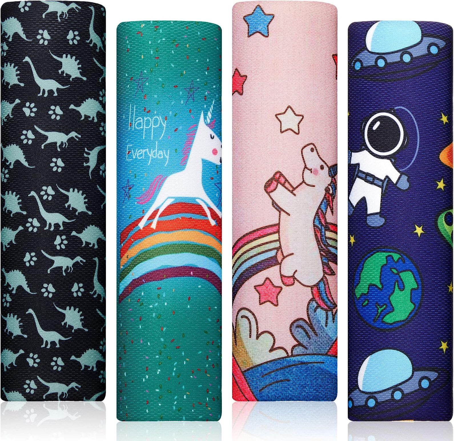 Amazon.com: 3 Pieces Baby Stroller Car Seat Strap Covers and Crotch Pad ...