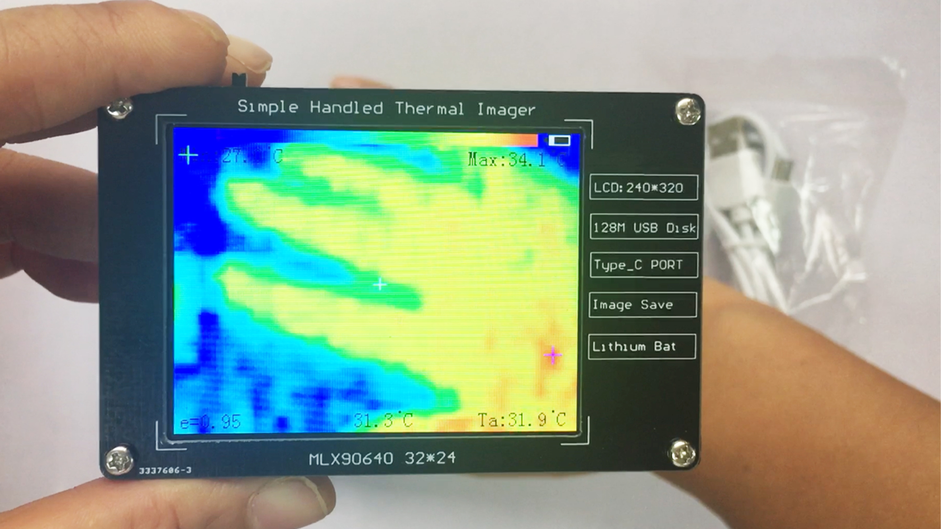 Watch Portable MLX90640 Infrared Thermal Imager on Amazon Live