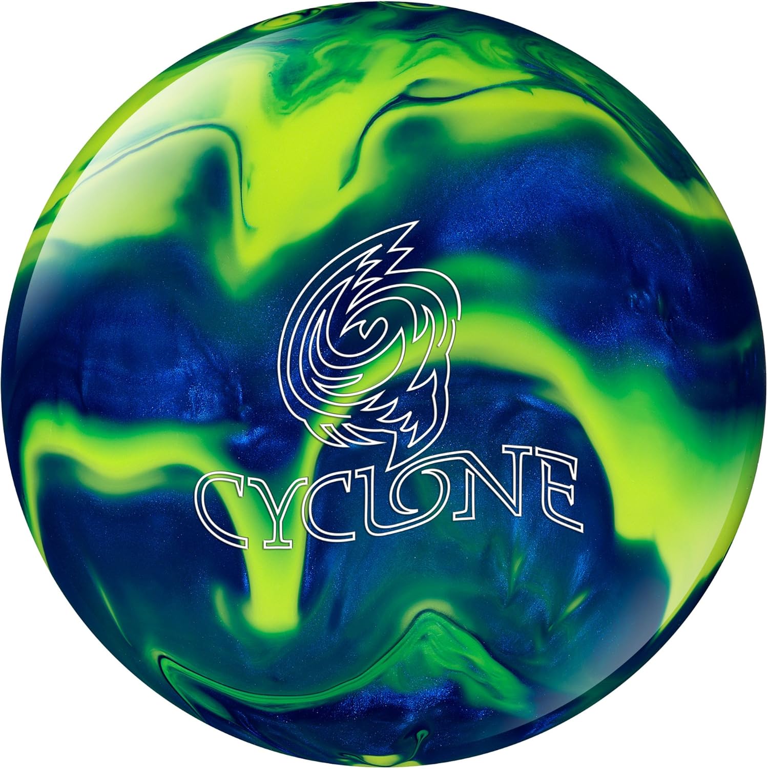 Ebonite Cyclone - Palla da Bowling, Blu (Royal/Giallo), 16 lb lb ...