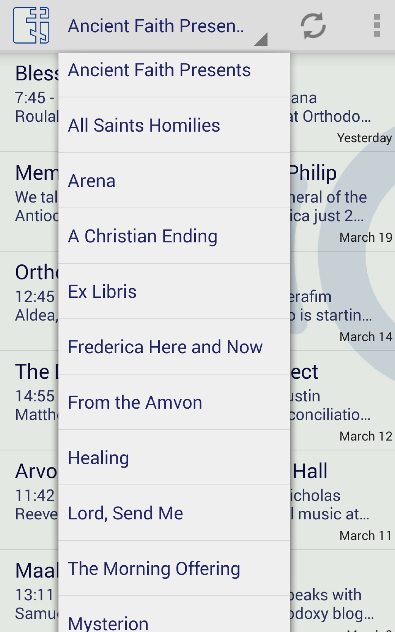 Ancient Faith Radio (U) - App on Amazon Appstore
