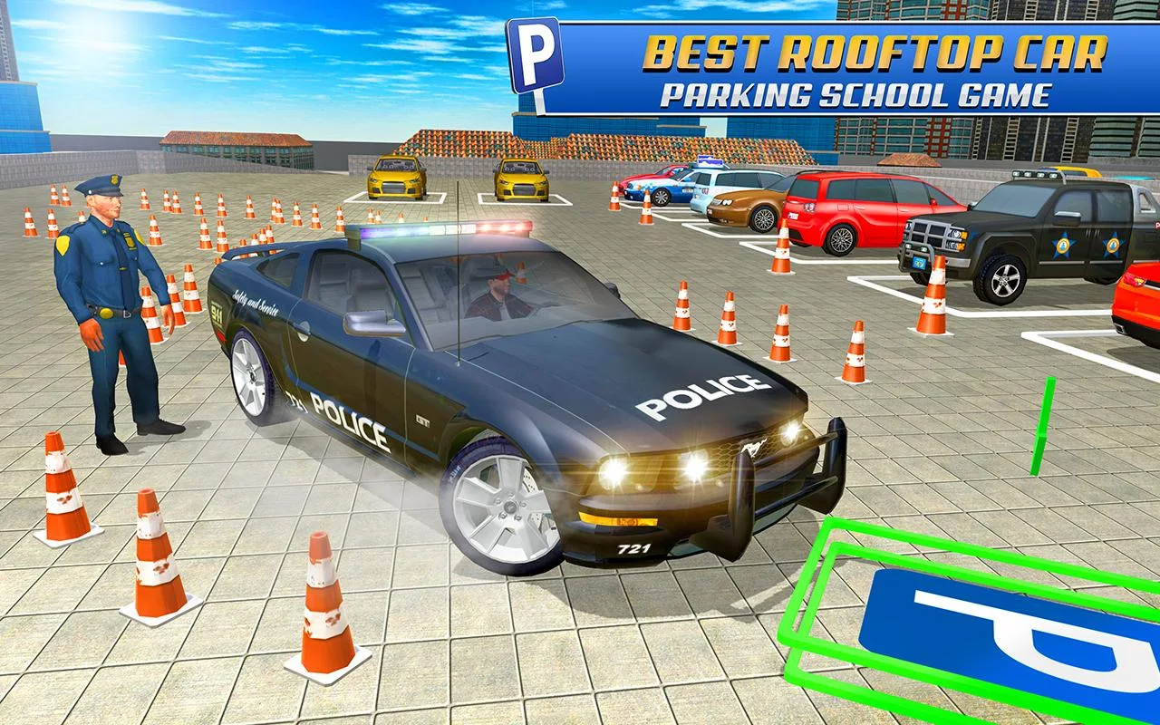 Police Car Parking Game: Police Car Driving Simulator - Patrol Officer ...