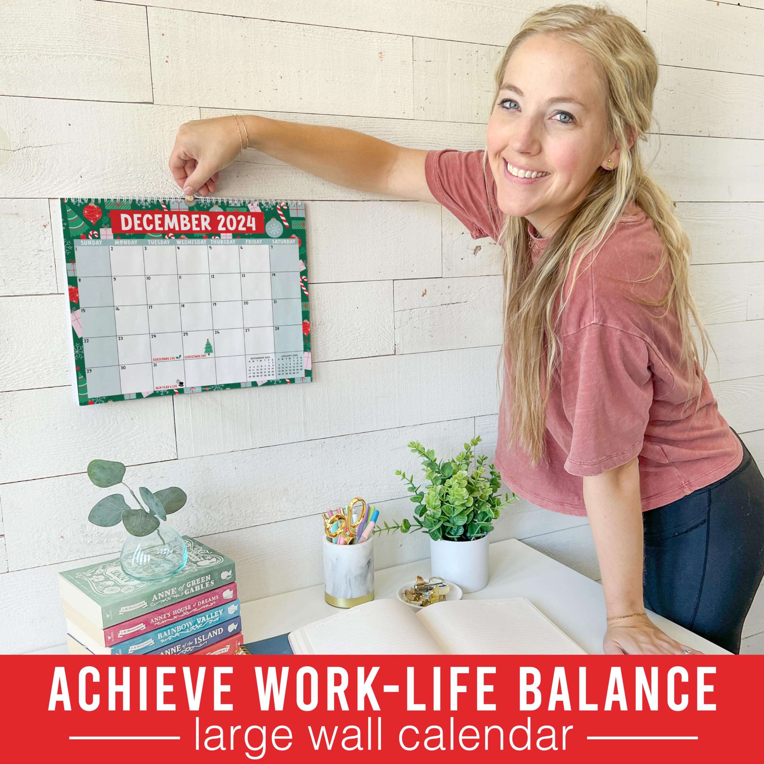 Snapklik.com : Hadley Designs 2024 Wall Calendar-Monthly Hanging Wall ...