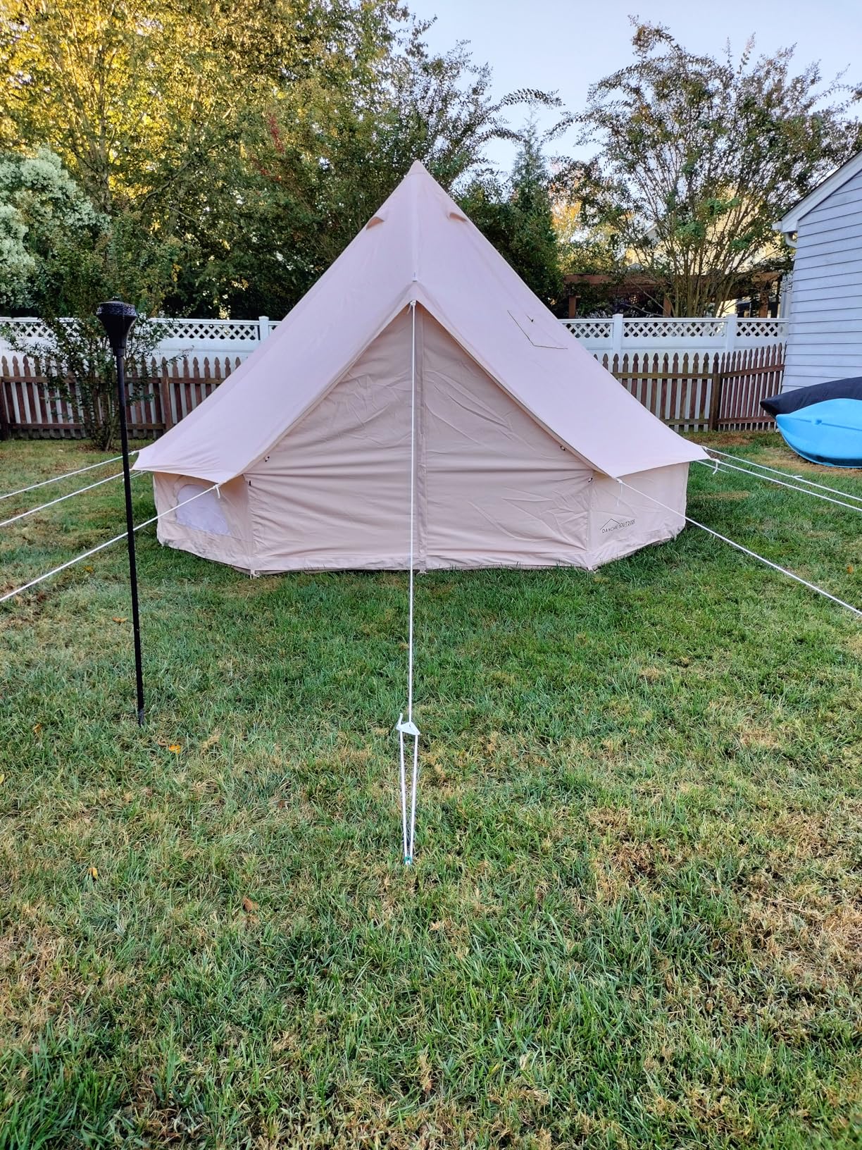 $23/mo - Finance DANCHEL OUTDOOR B5PRO Canvas Bell Tent, 4 Season ...