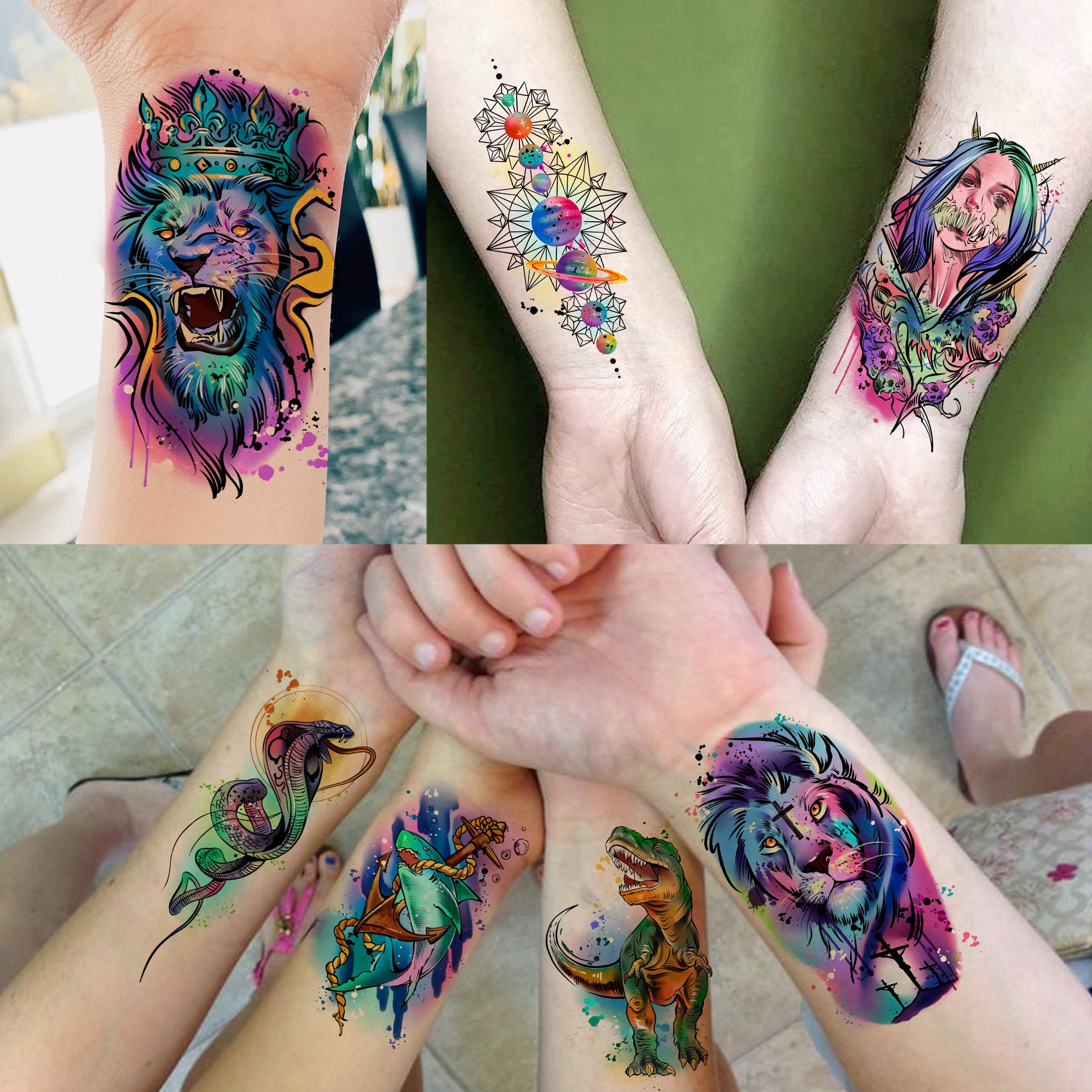 Colorful Tattoo Sleeve Ideas For Women