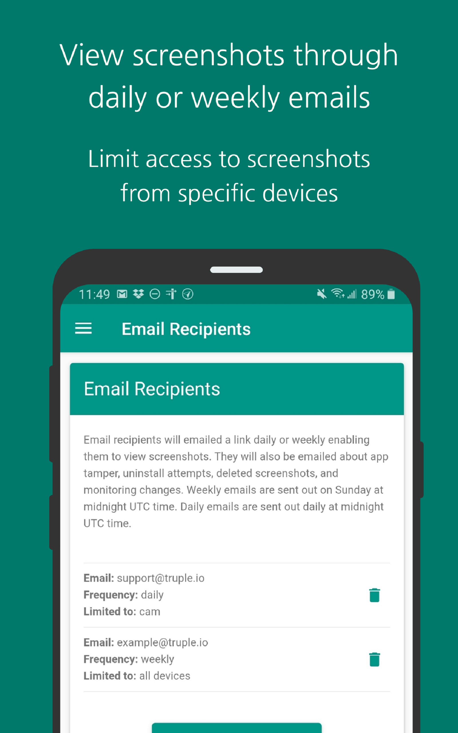 Truple - Screenshot Accountability - App on Amazon Appstore