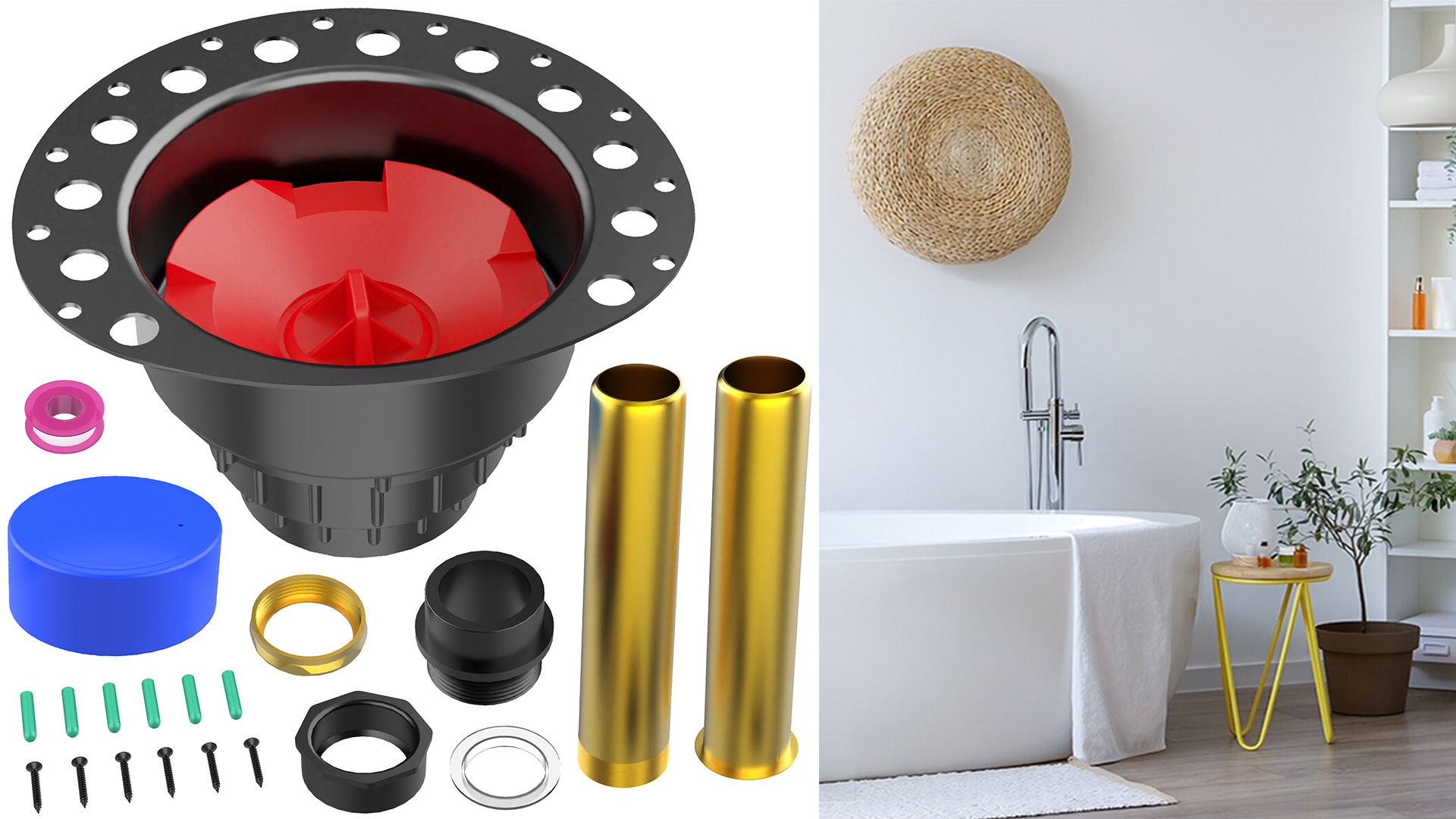 Pvc Bathtub Shoe Drain