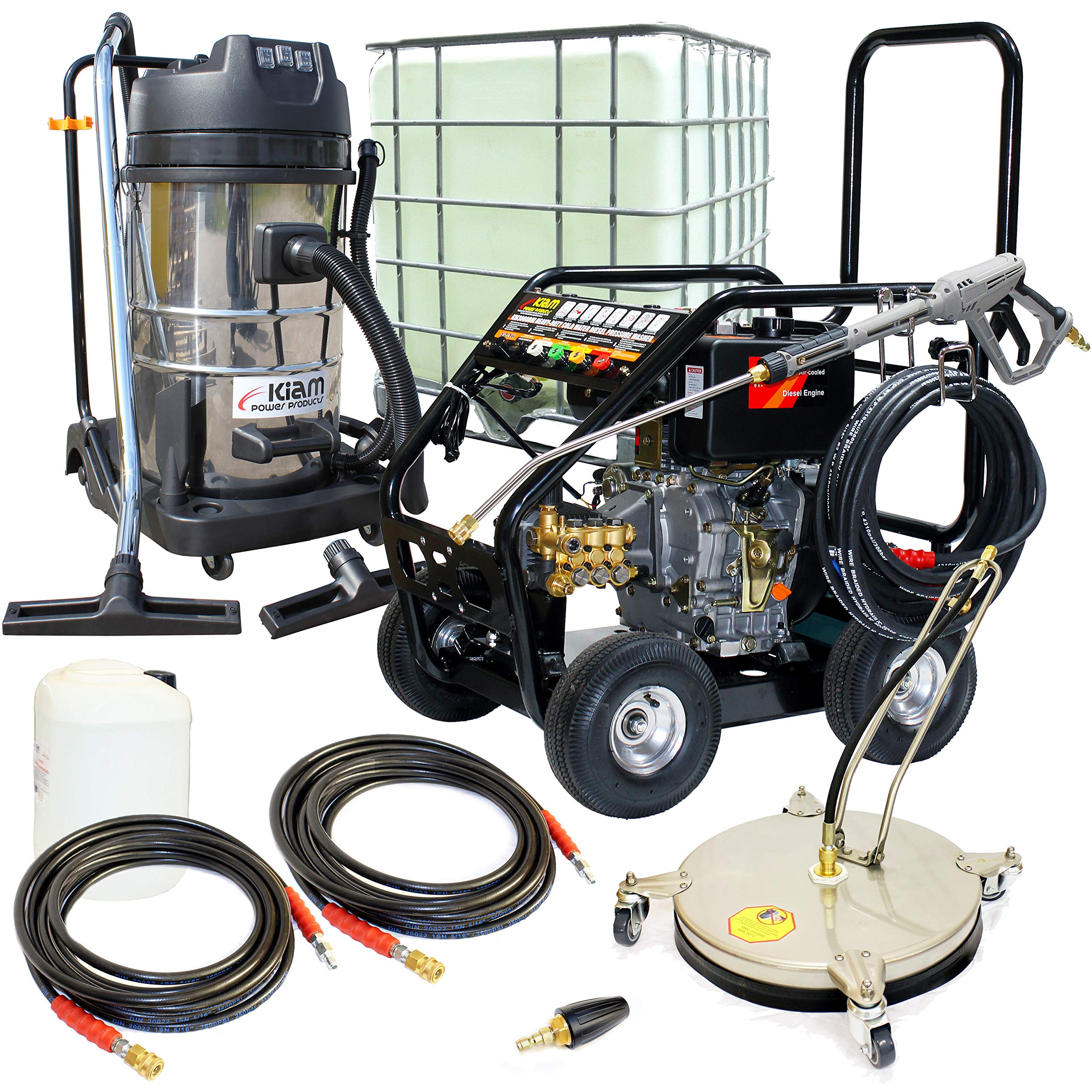 Buy Kiam Business Start-up Pack: KM3600DX 10hp Diesel Pressure Washer ...
